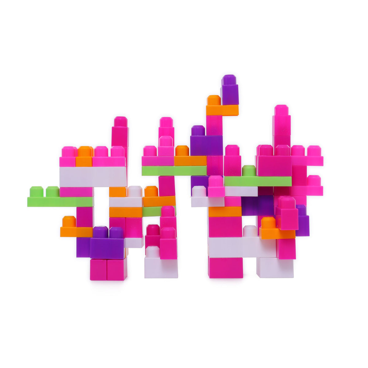 Build Me Up Maxi Blocks 80 Pieces - Pink – Toyworld NZ