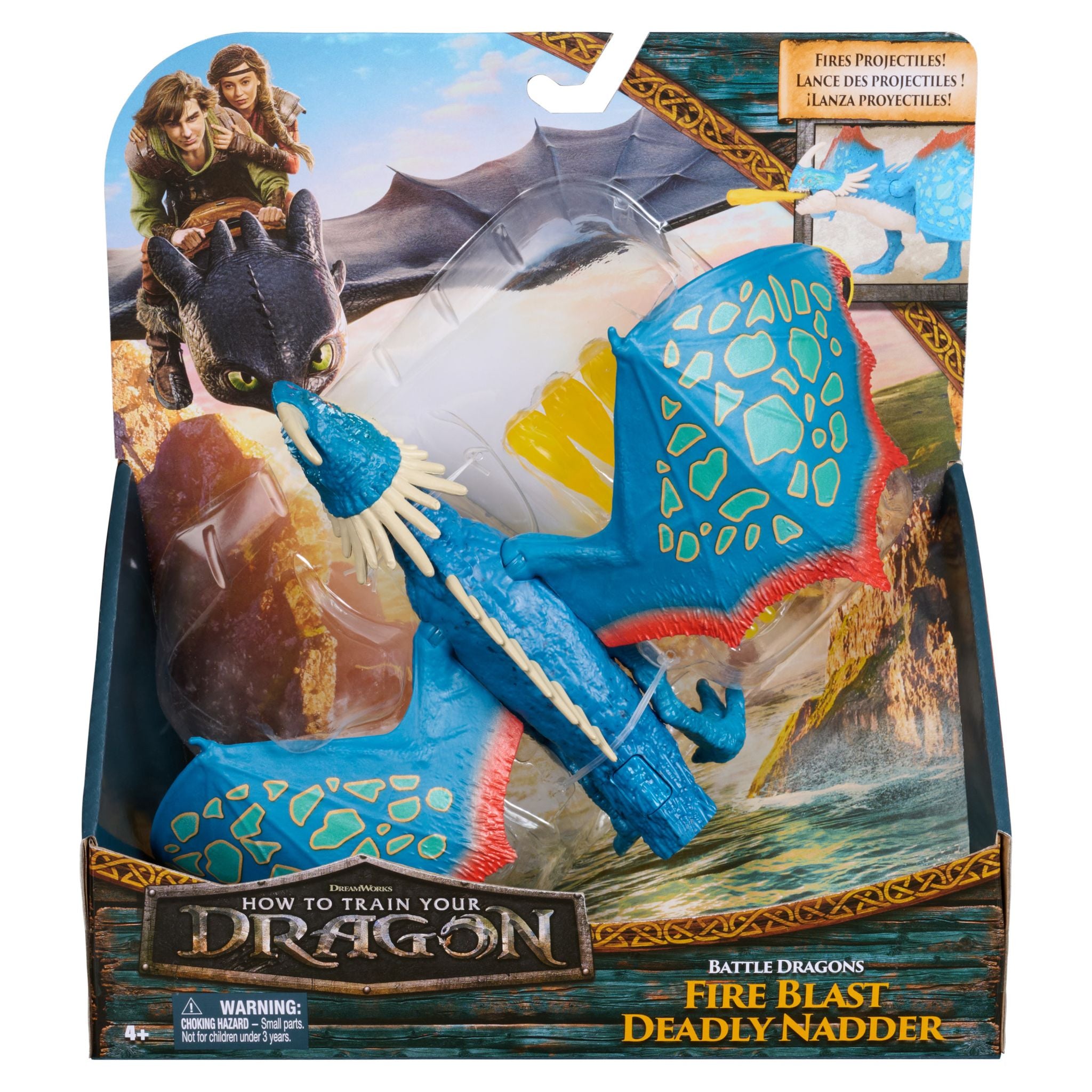 How To Train Your Dragon: Battle Dragons Fire Blast Deadly Nadder – Toyworld NZ
