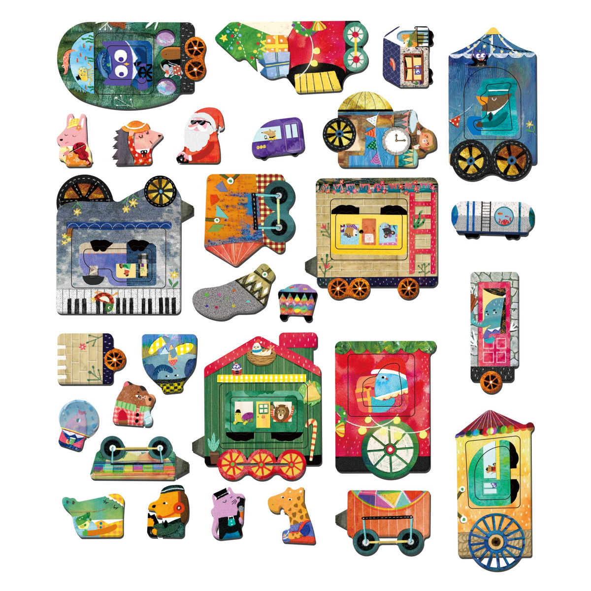 MierEdu Magnetic Puzzle Box Trains – Toyworld NZ