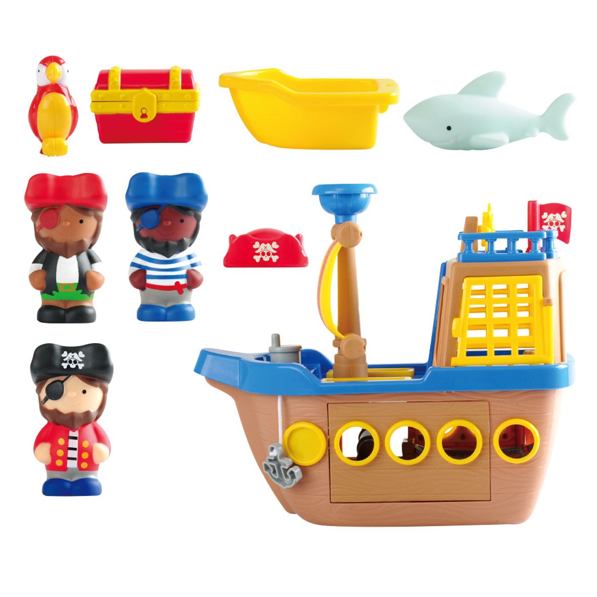 Playgo Toys Ent. Ltd. Pirate Battery Operated Ship Adventure – Toyworld NZ