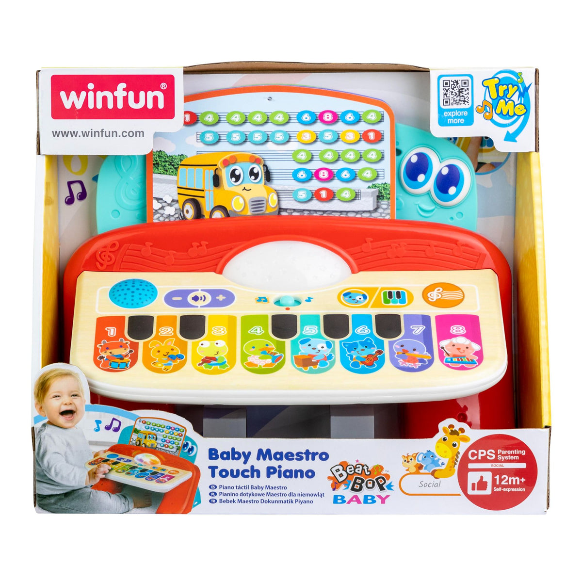 Winfun Baby Maestro Touch Piano – Toyworld NZ
