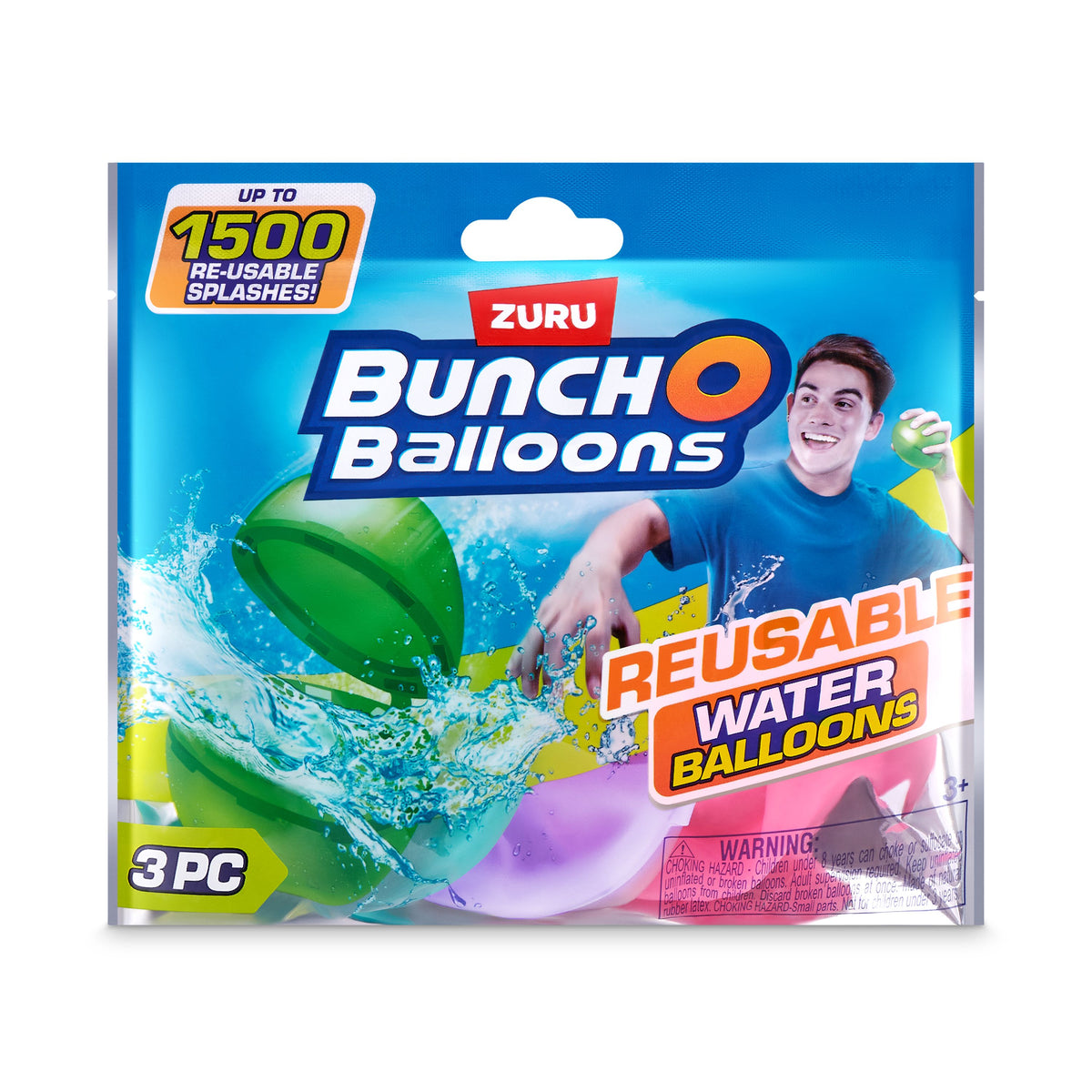 ZURU Bunch O Balloonsÿ Reusable Water Balloons 3 Pack – Toyworld NZ
