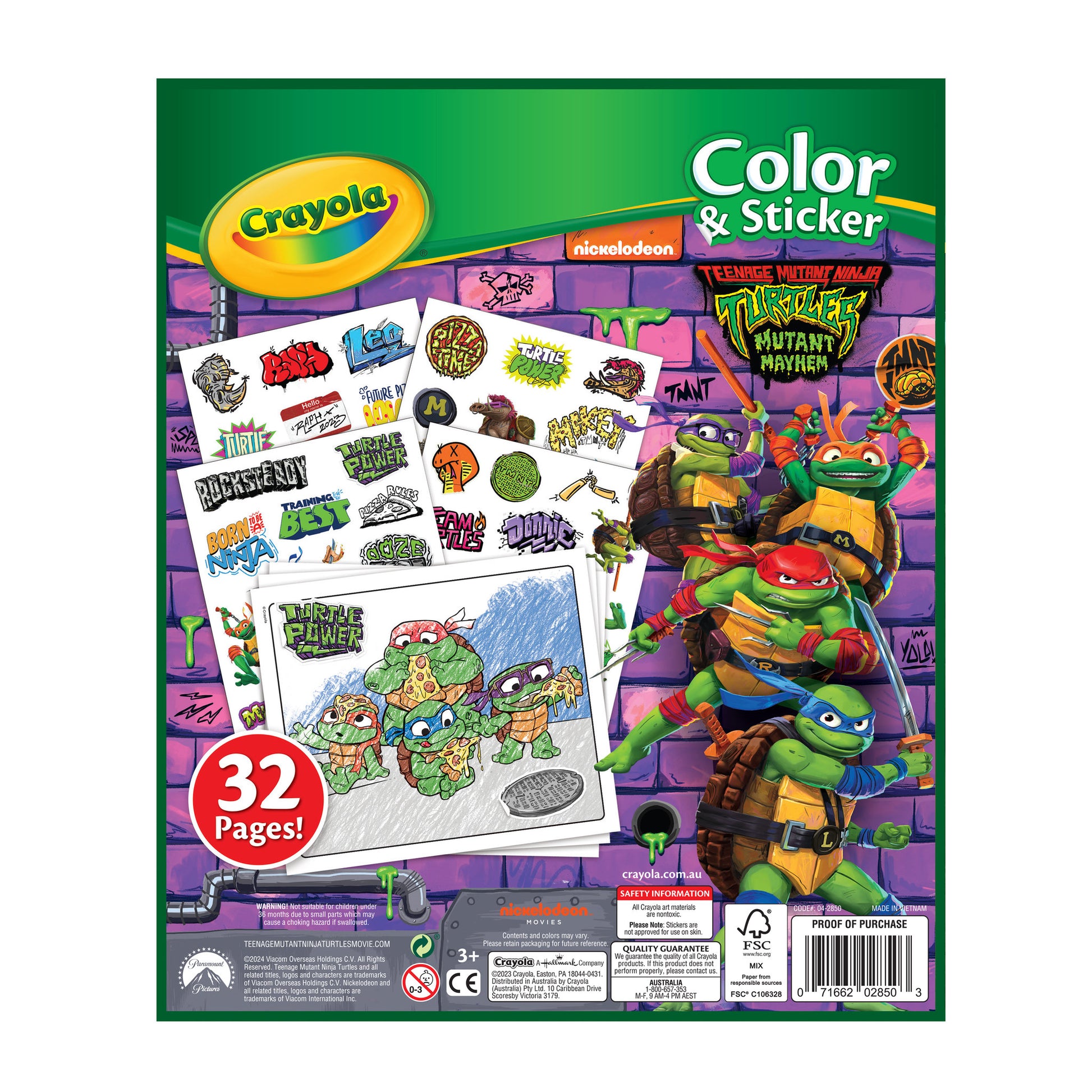 baby michelangelo ninja turtle coloring page