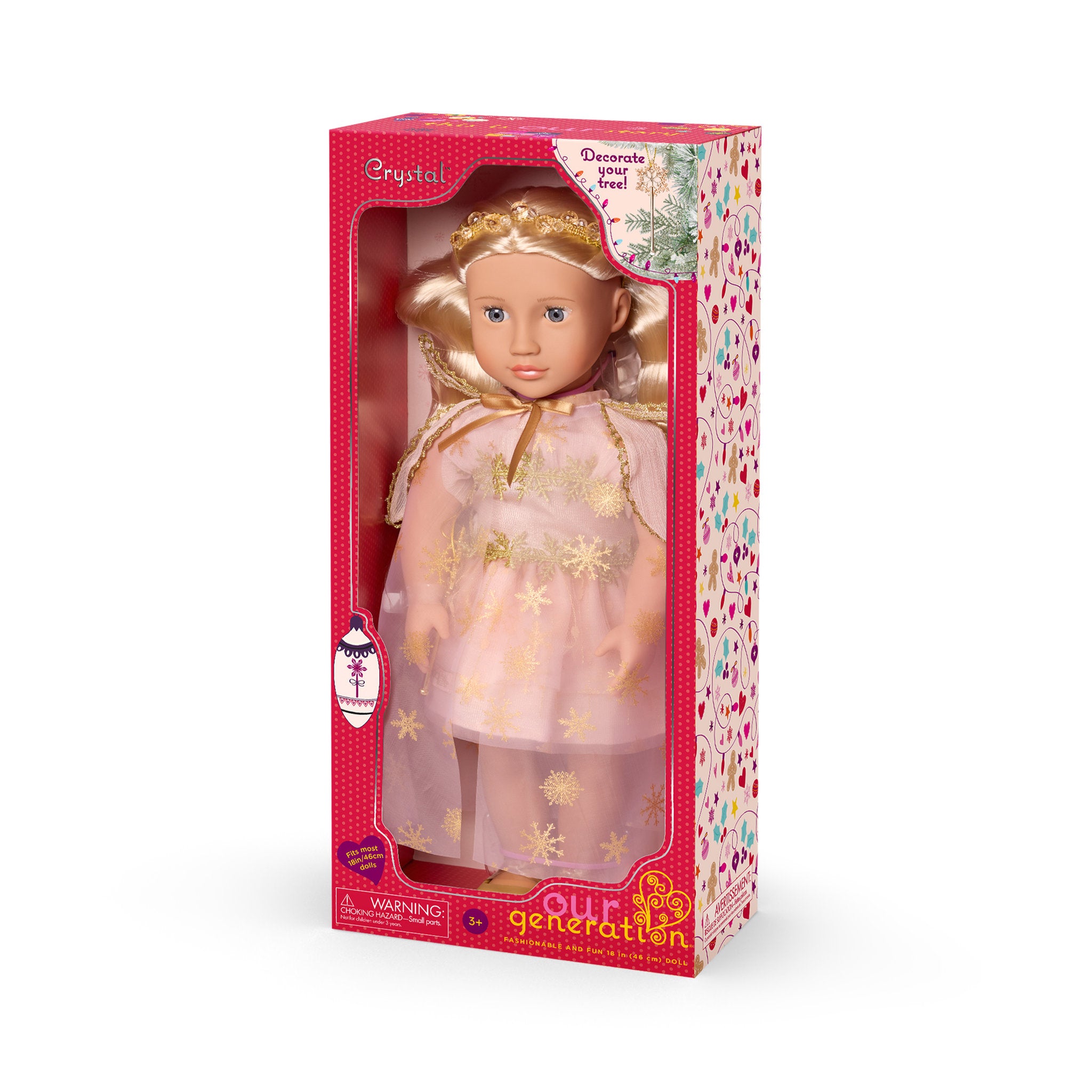 Our Generation 18 Inch Limited Edition Holiday Fairy Crystal Doll ...