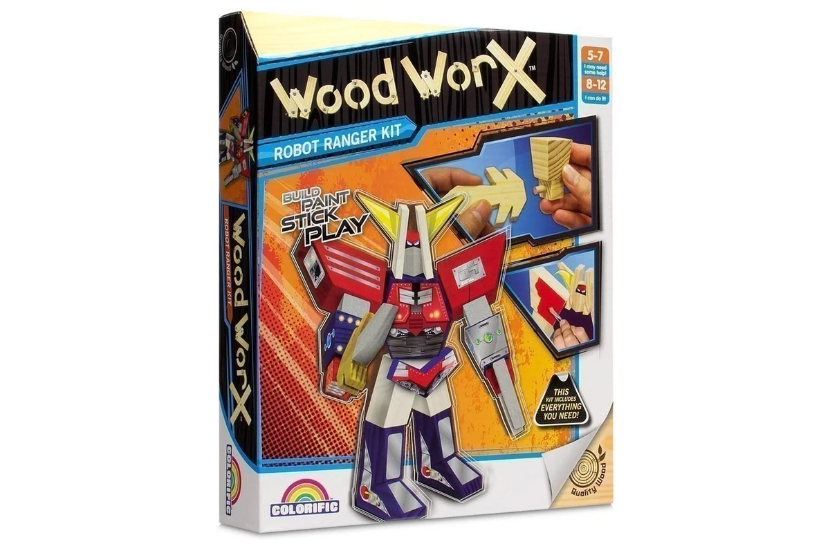 Wood Worx Robot Ranger Kit – Toyworld NZ