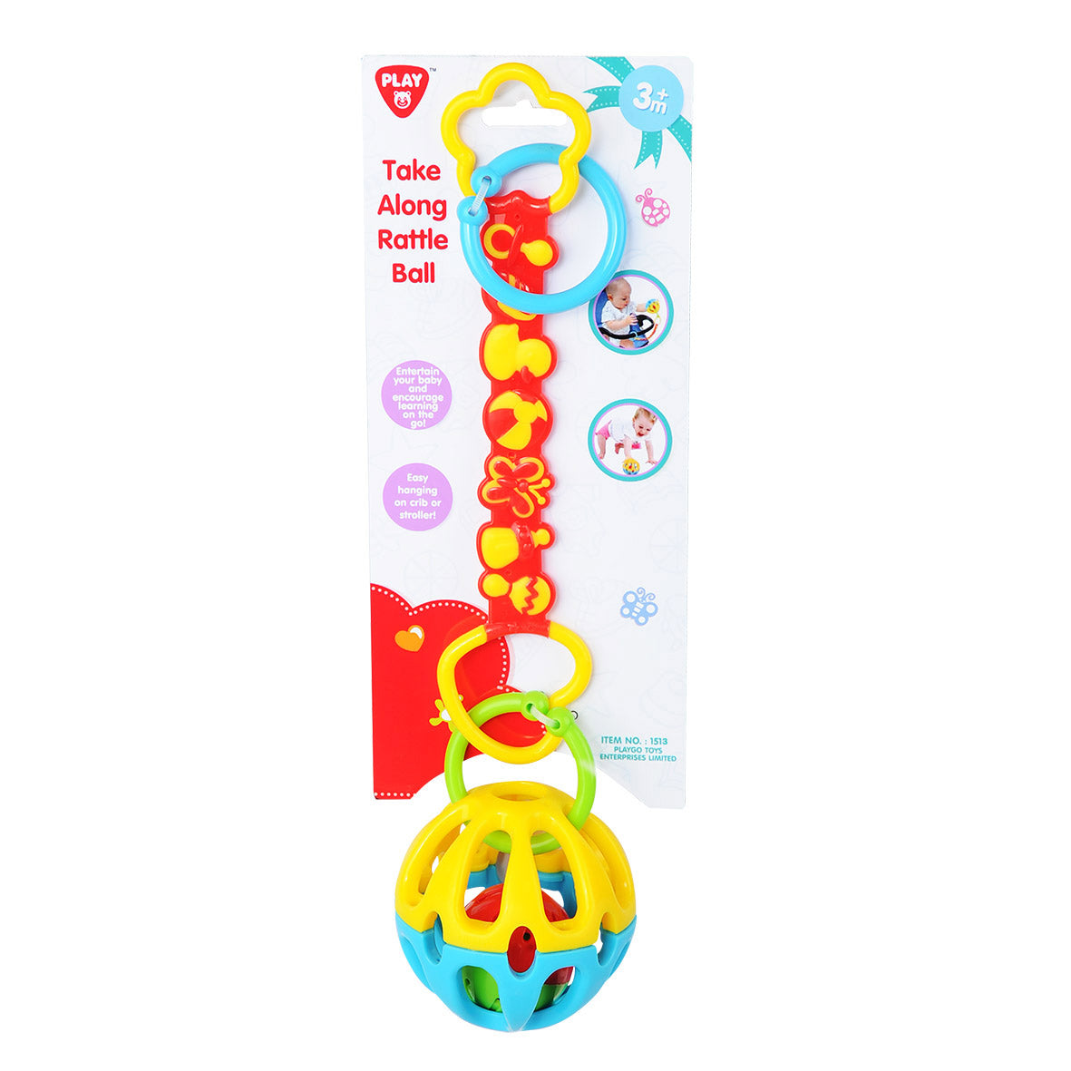 Playgo Toys Take Along Rattle Ball – Toyworld NZ