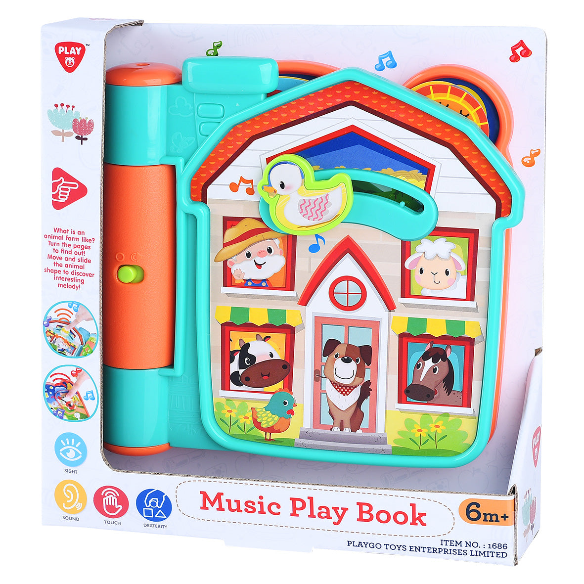 Playgo Toys Ent. Ltd. Battery Operated Music Play Book – Toyworld NZ