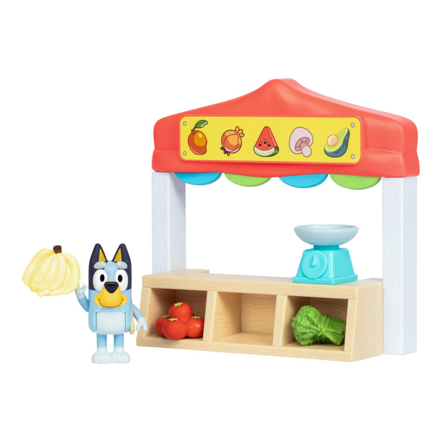 Bluey S10 Farmers Market Mini Playset – Toyworld NZ
