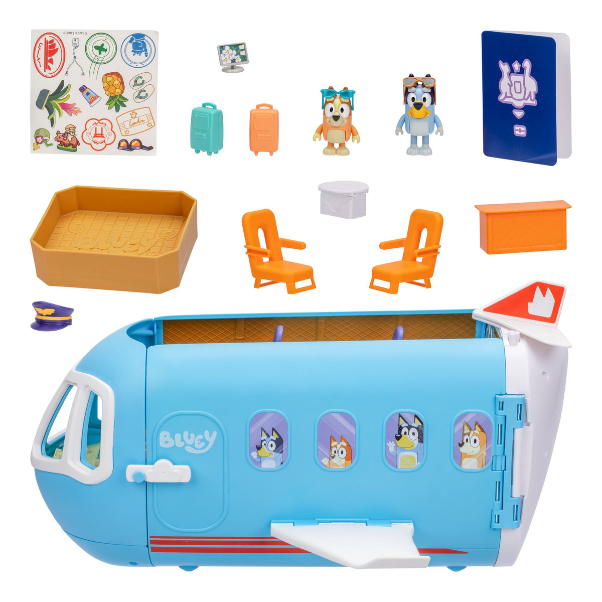 Bluey Series 11 3-In-1 Airplane Playset – Toyworld NZ