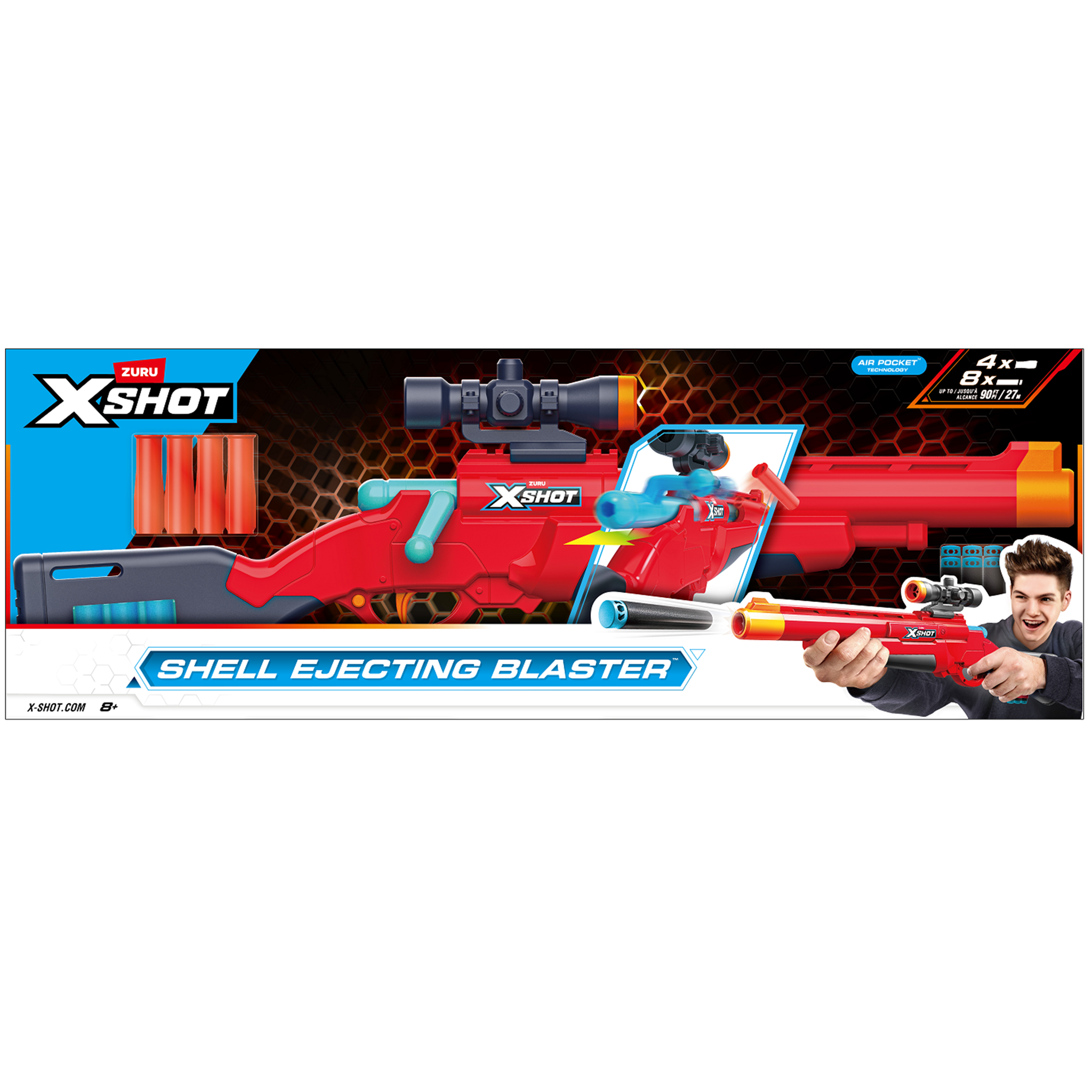 ZURU XSHOT Excel Ejector Shell Blaster – Toyworld NZ