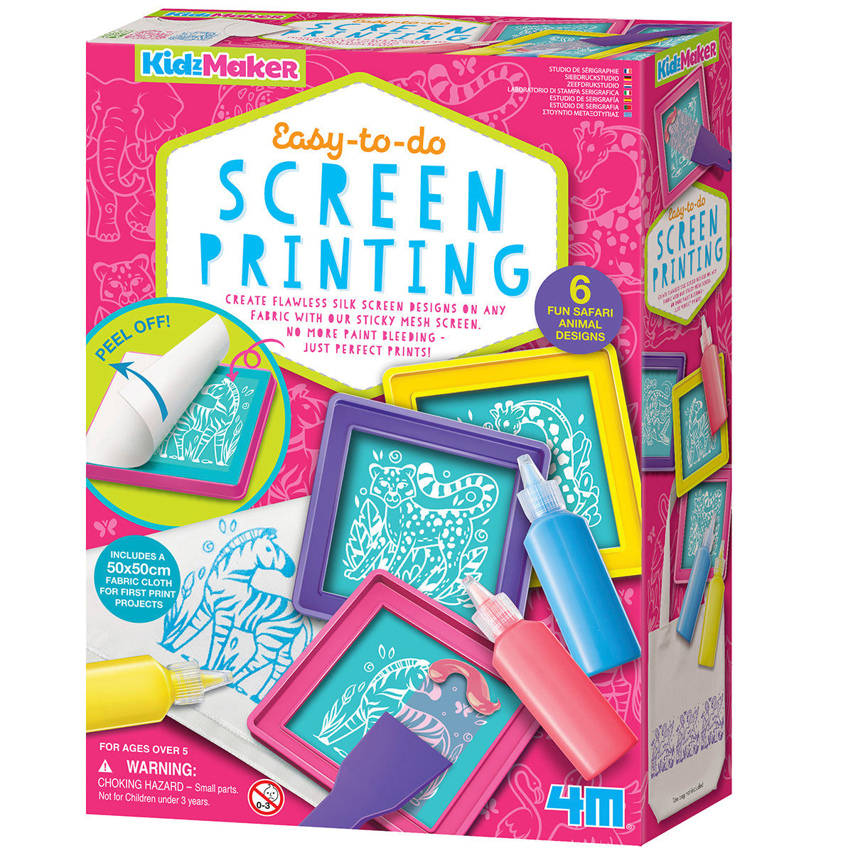 4M KidzMaker - Easy-To-Do Screen Printing – Toyworld NZ