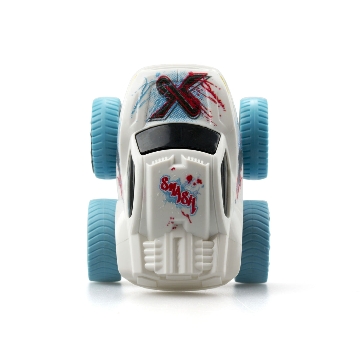 Silverlit Exost Smash Stunt Pack White/Blue – Toyworld NZ