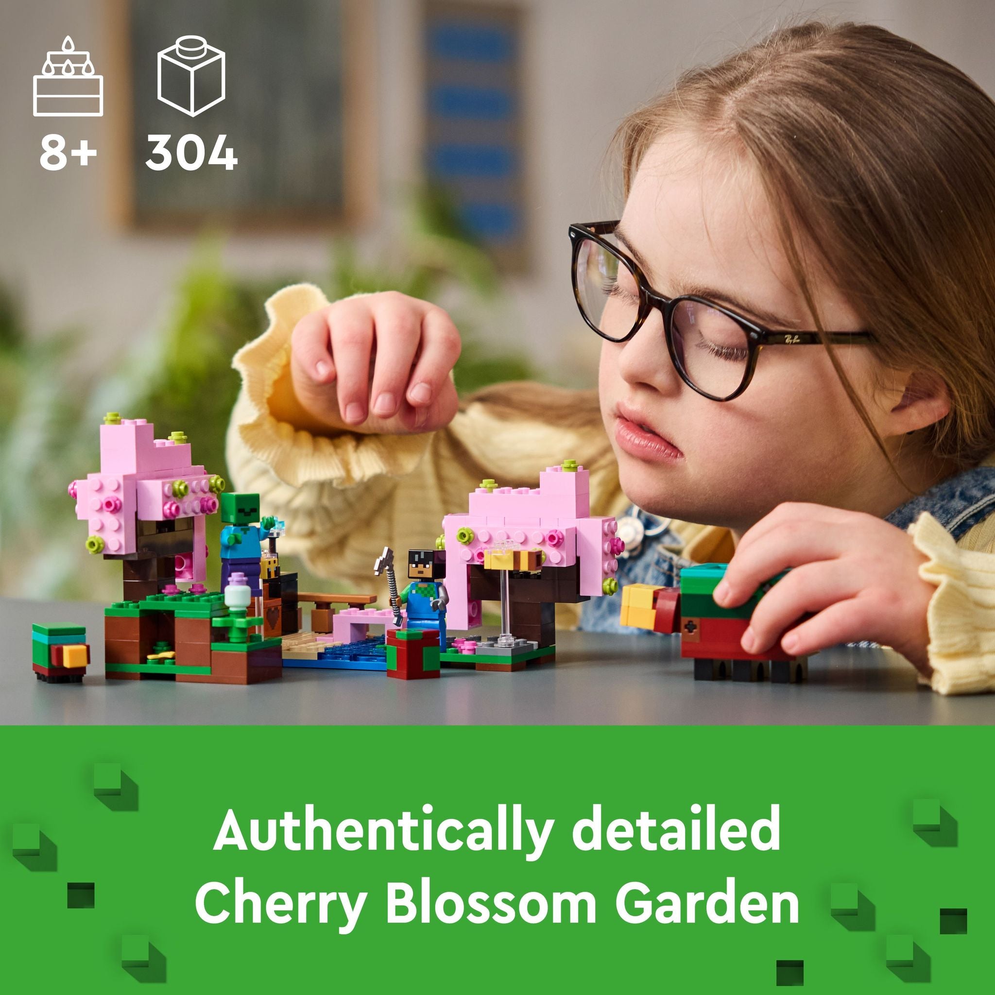 LEGO 21260 Minecraft The Cherry Blossom Garden – Toyworld NZ