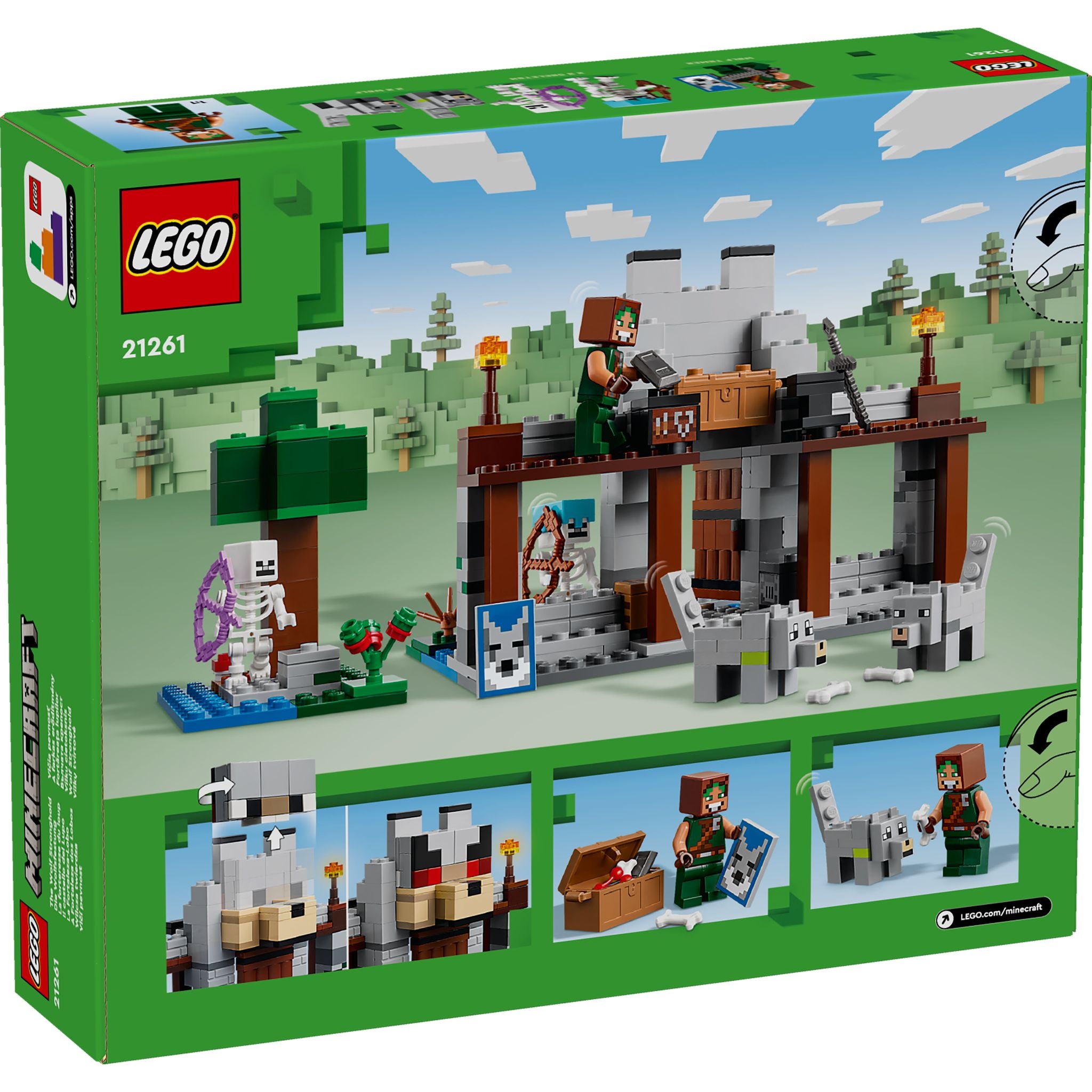 LEGO 21261 Minecraft The Wolf Stronghold – Toyworld NZ