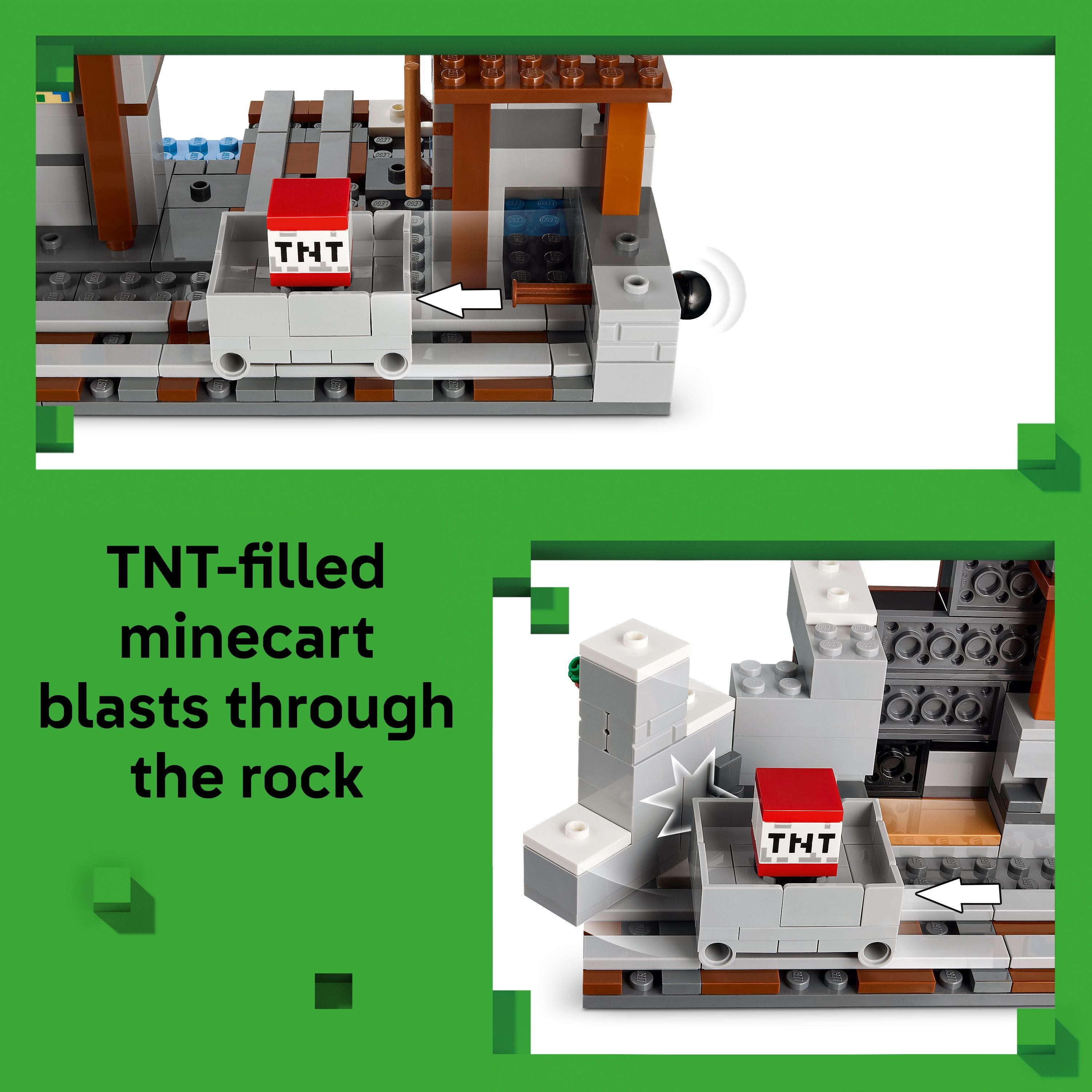 LEGO 21277 Minecraft The Pickaxe Mine – Toyworld NZ