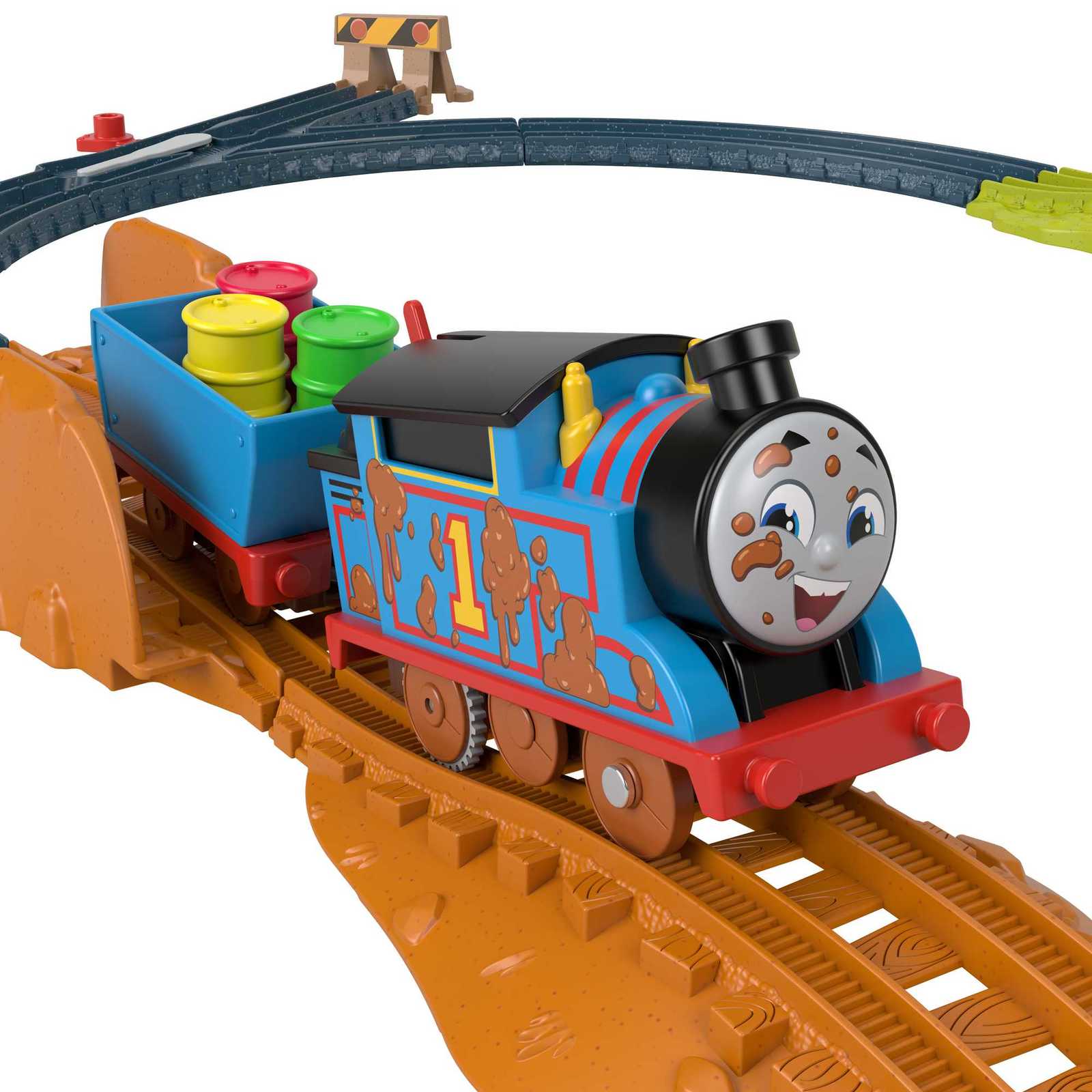 Fisher-Price Thomas & Friends Motorized Track Set Muddy Adventures ...