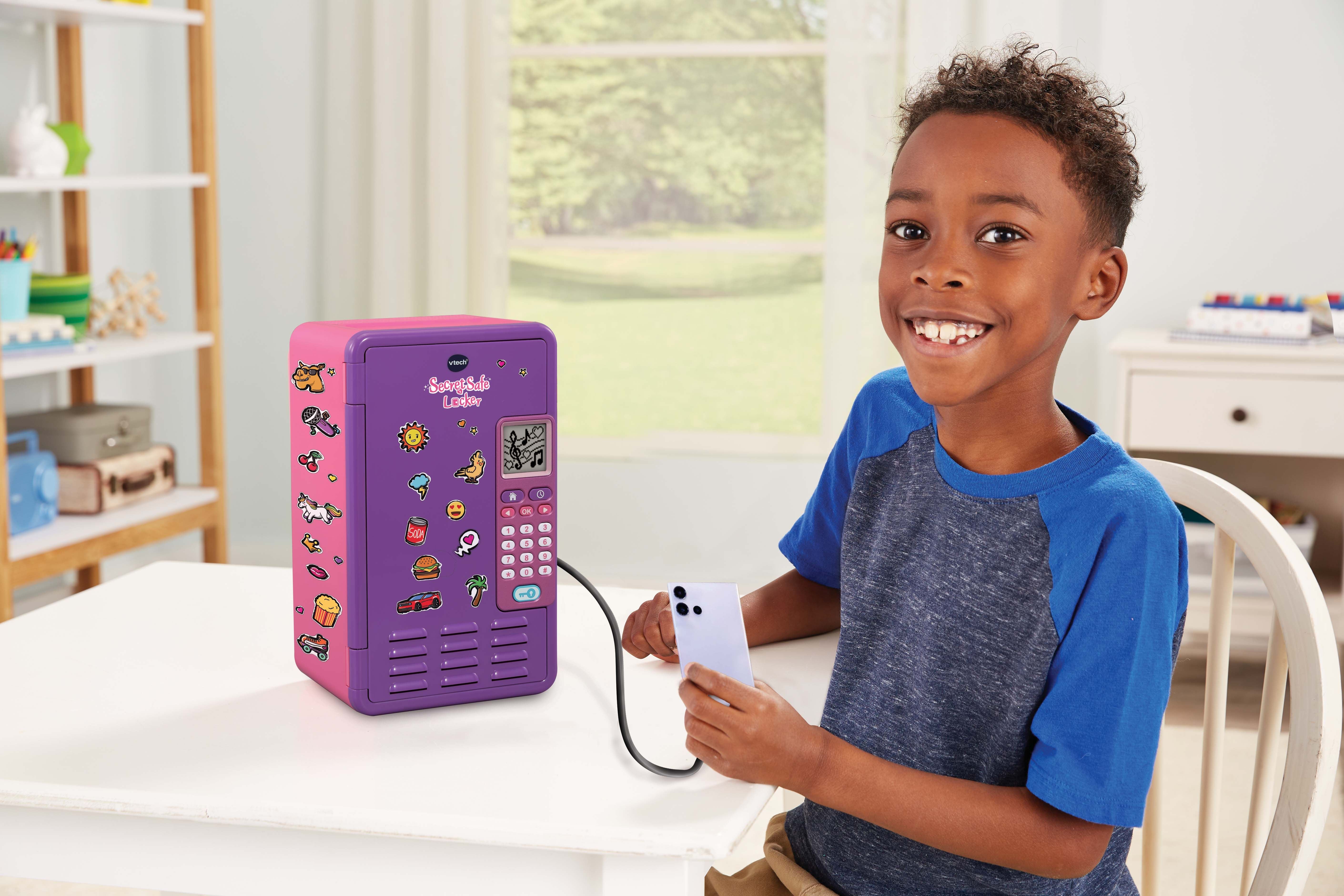 VTECH SECRET SAFE LOCKER PINK – Toyworld NZ