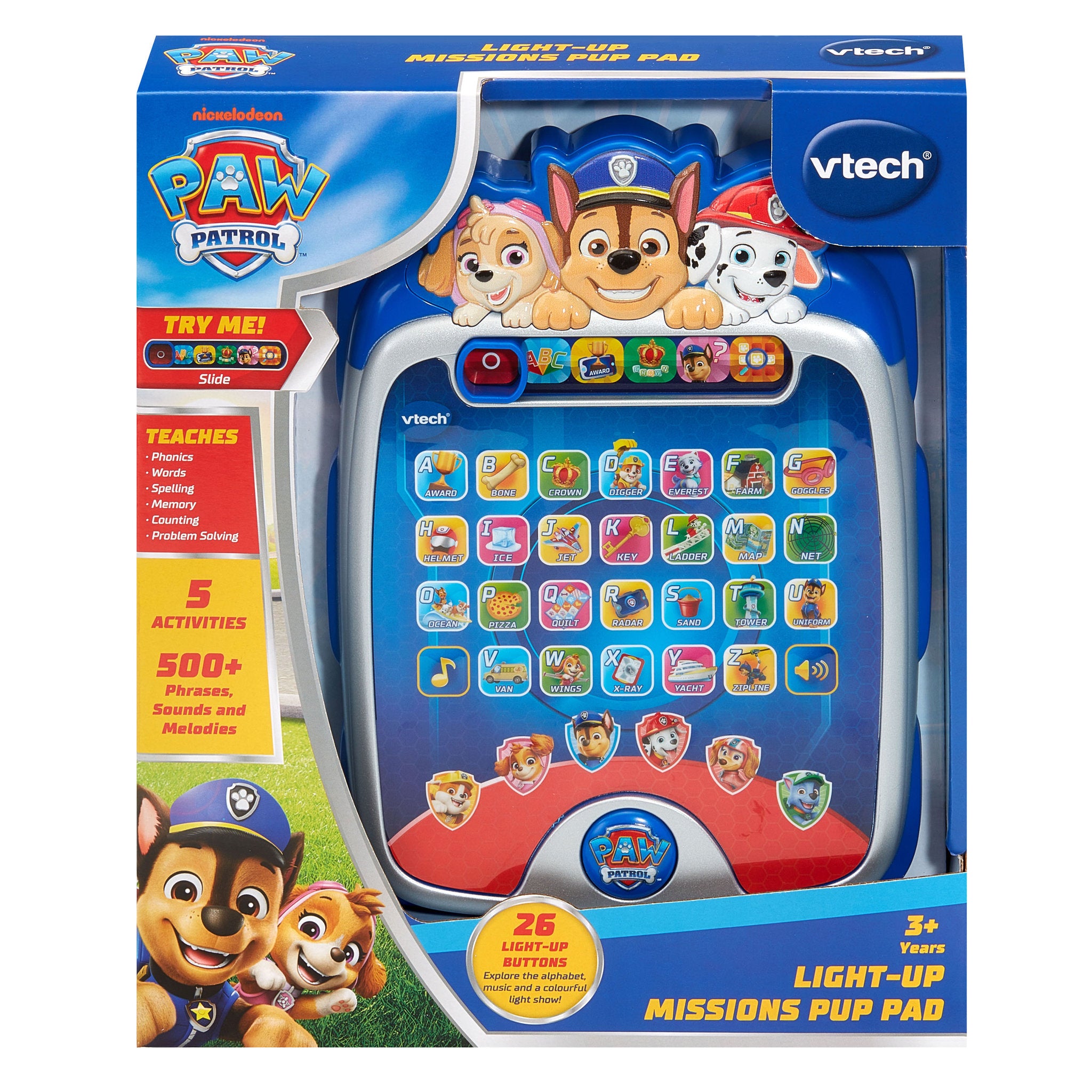 VTech PAW Patrol Light-up Learning Pad – Toyworld NZ