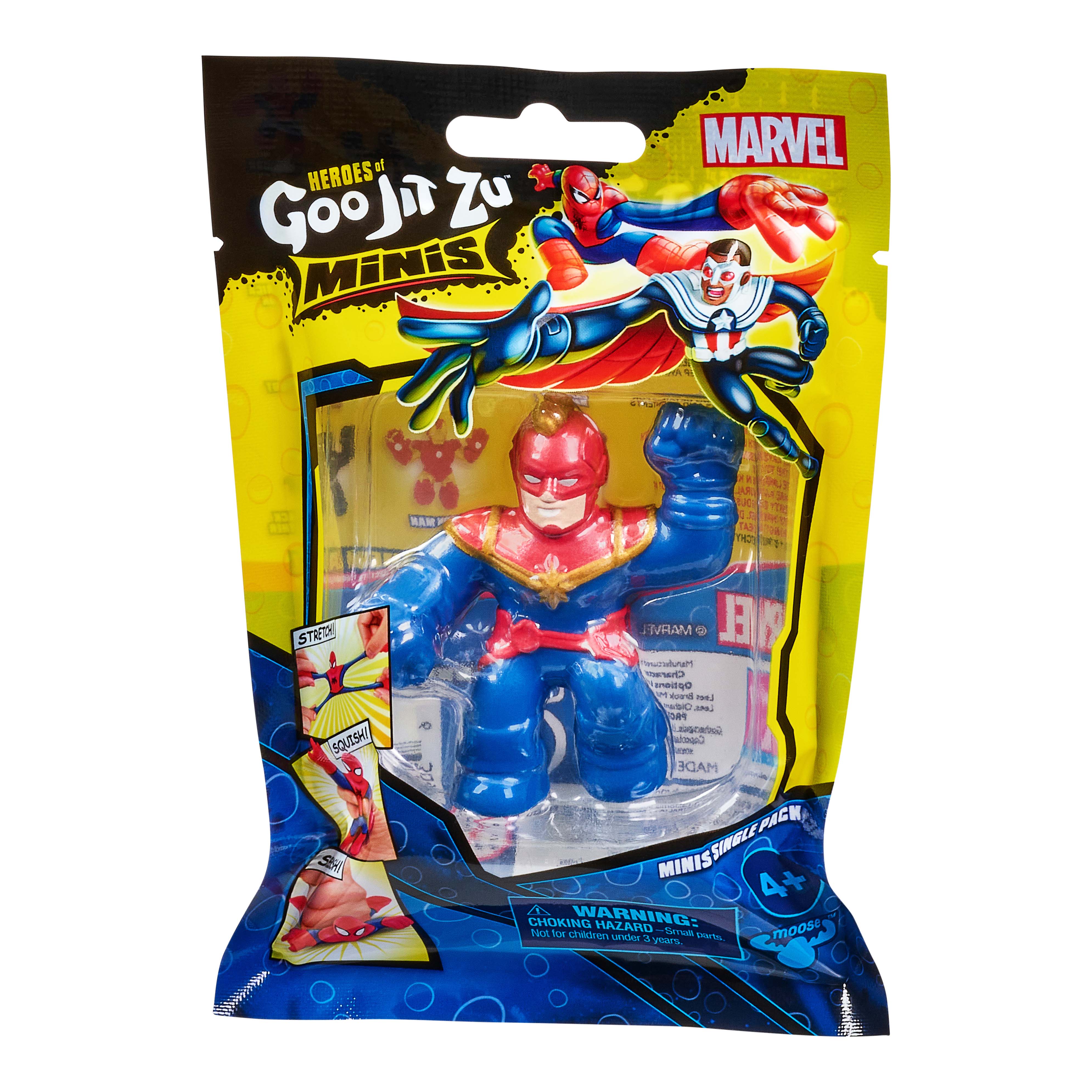 Heroes Of Goo Jit Zu Minis Marvel Single Pack Series 5 Captain Marvel ...