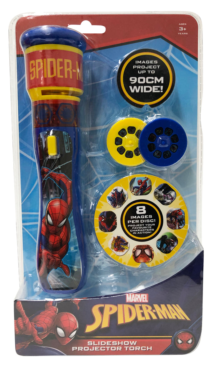 Spiderman Slideshow Projector Torch – Toyworld NZ