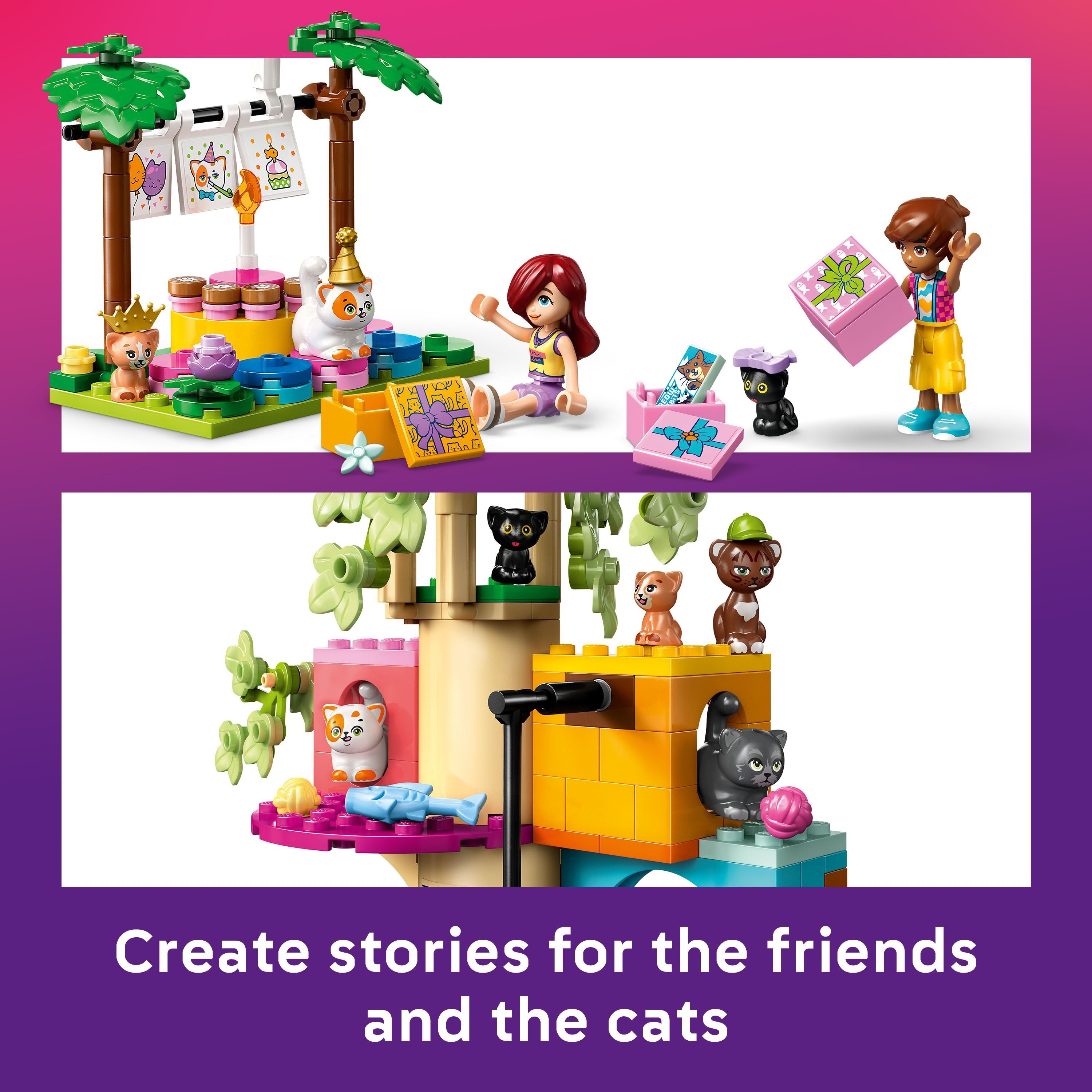 LEGO 42666 Friends Cat Birthday Party & Tree House – Toyworld NZ