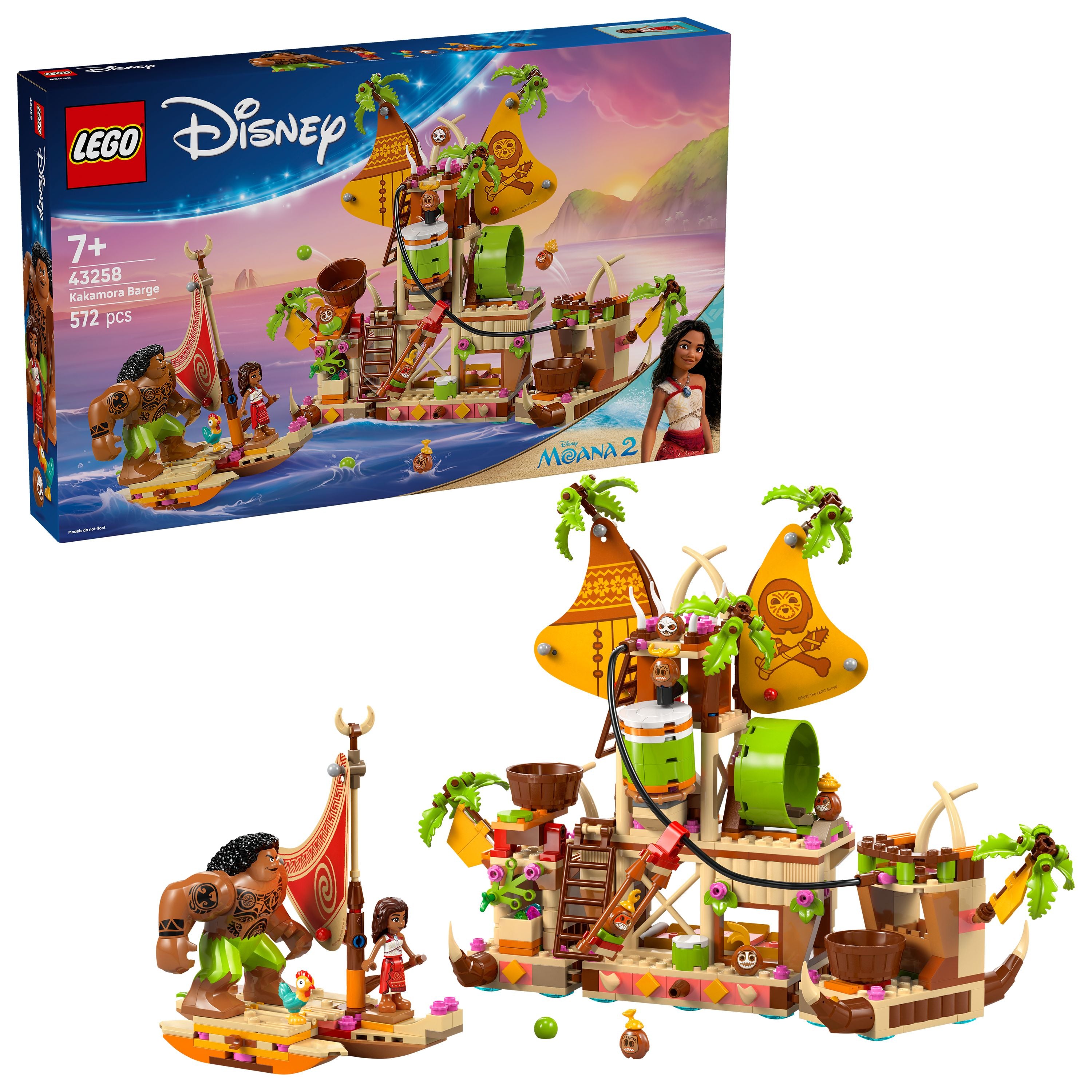 LEGO 43258 Disney Moana 2 Kakamora Barge – Toyworld NZ
