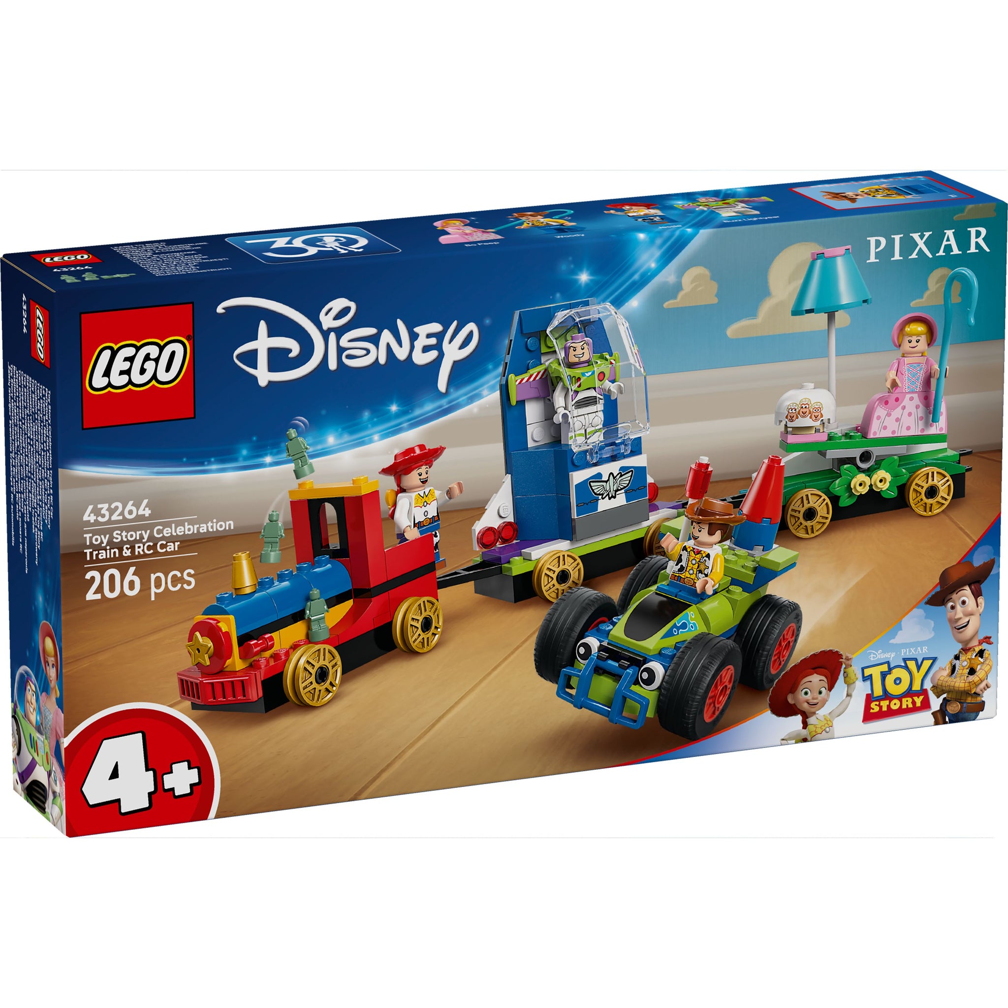 LEGO 43264 Disney and Pixar’s Toy Story Celebration Train & RC Car ...