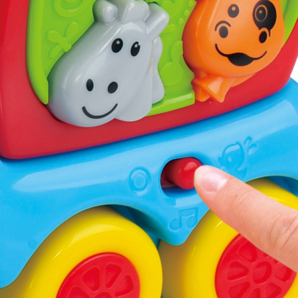 Playgo Toys Ent. Ltd. Battery Operated Talking Animals Train – Toyworld NZ