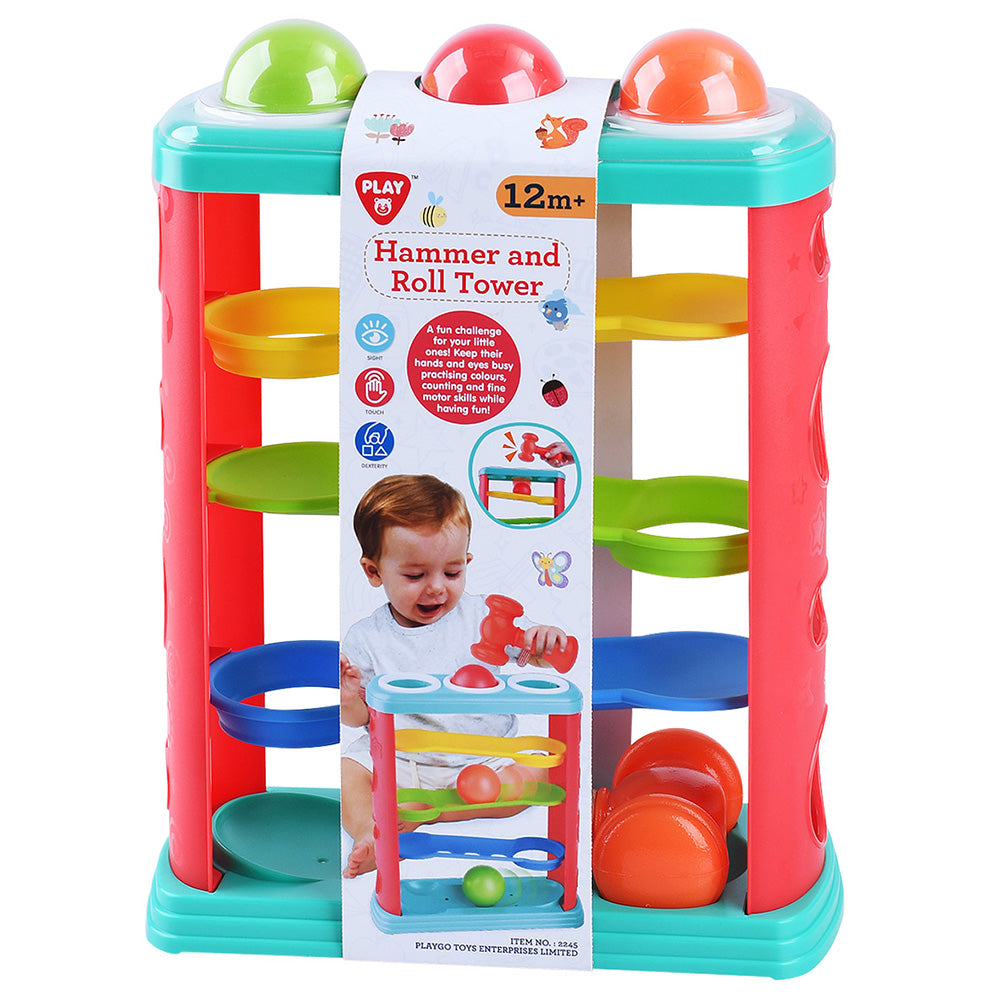 PLAYGO TOYS ENT. LTD. HAMMER AND ROLL TOWER – Toyworld NZ