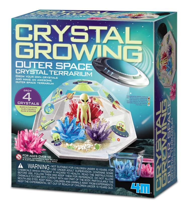 4M Crystal Growing Outer Space Crystal Terrarium – Toyworld NZ