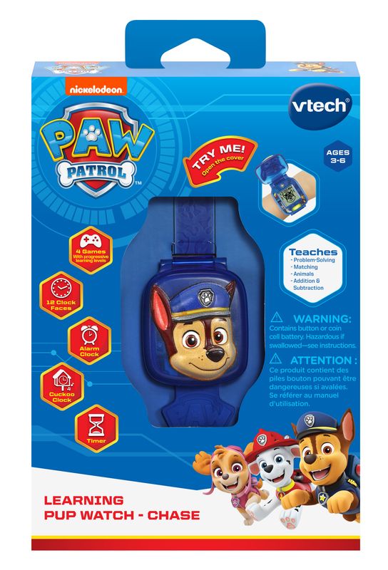 Vtech PAW Patrol Learning Pup Watch Chase – Toyworld NZ