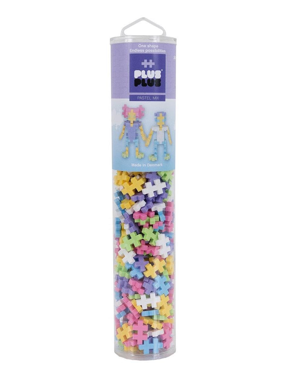 Plus Plus Pastel Mix - 240Pc Tube – Toyworld NZ