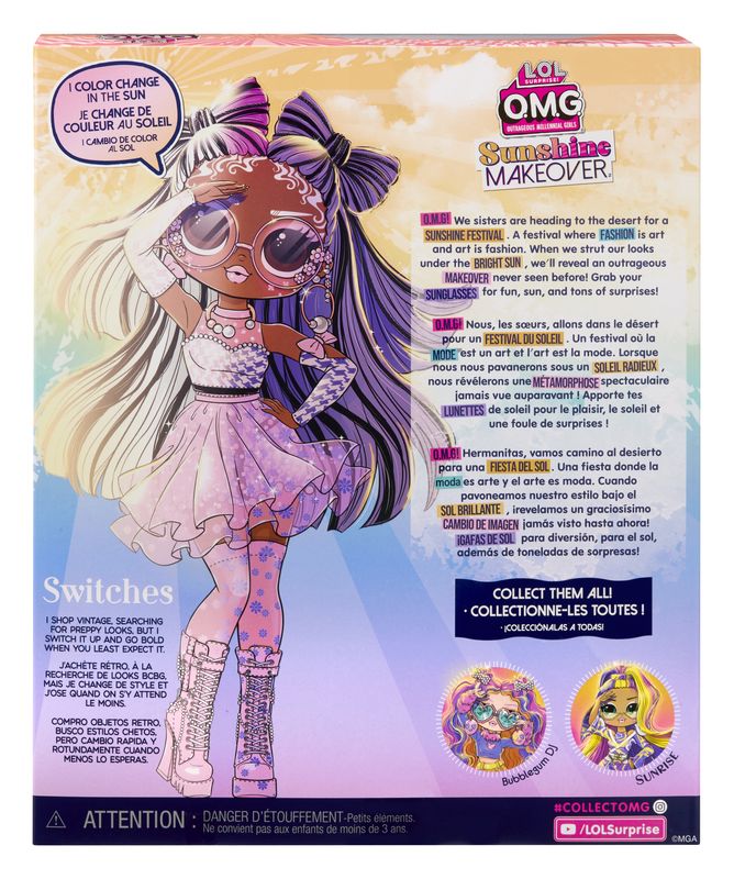 L.O.L. Surprise O.M.G. Sunshine Makeover Switches – Toyworld NZ
