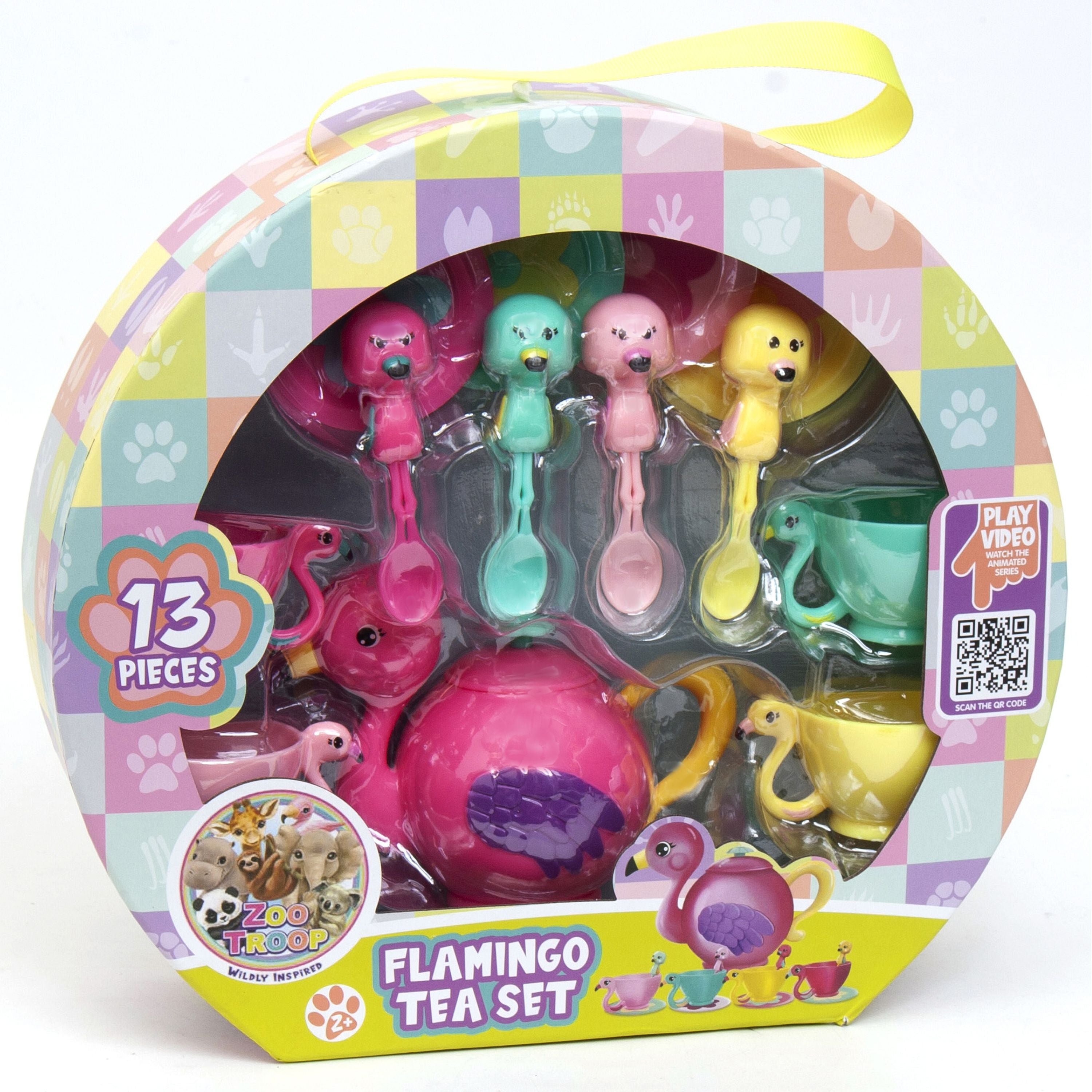 Zoo Troop Flamingo Tea Set – Toyworld NZ