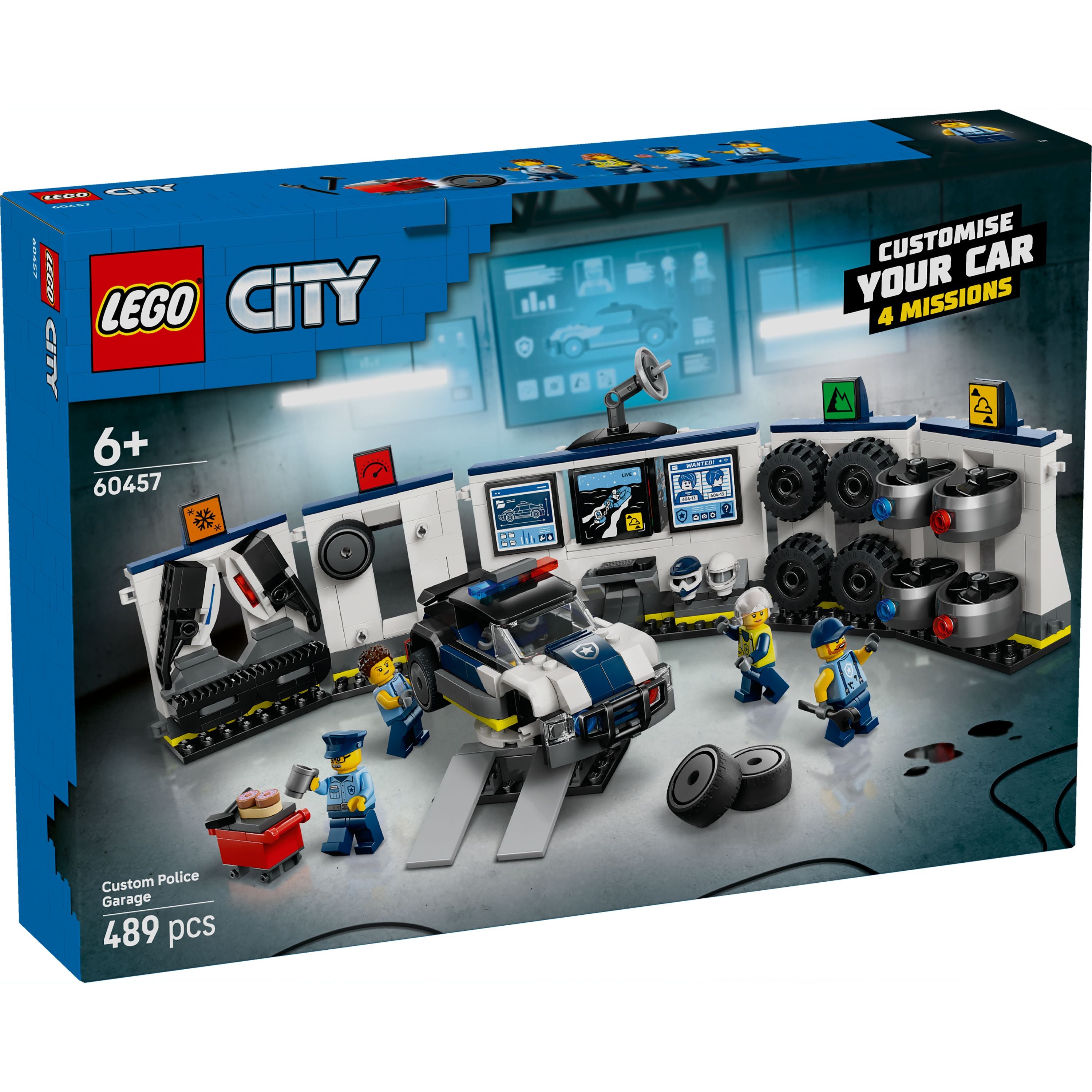 LEGO 60457 City Custom Police Car Garage – Toyworld NZ