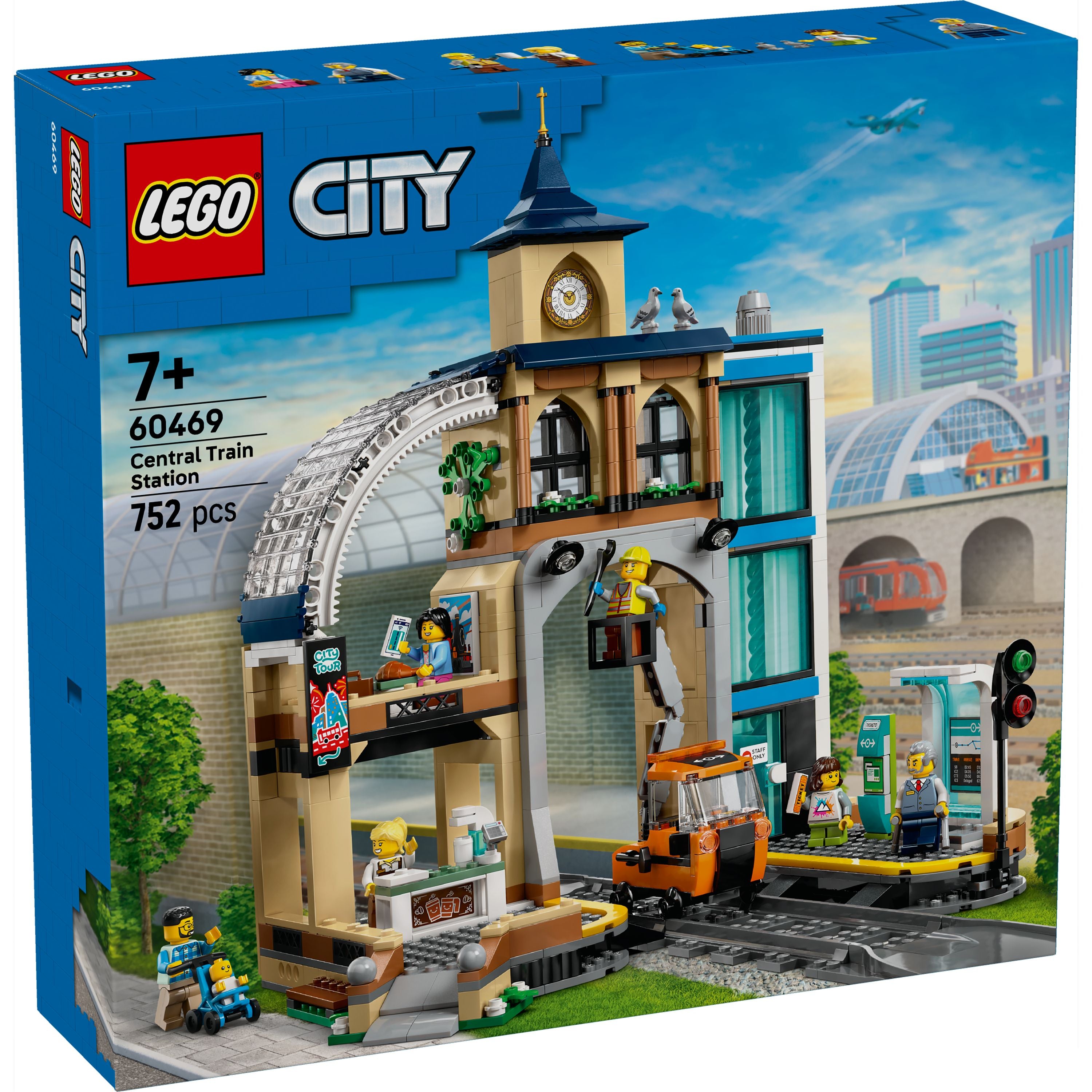 LEGO 60469 City Central Train Station – Toyworld NZ
