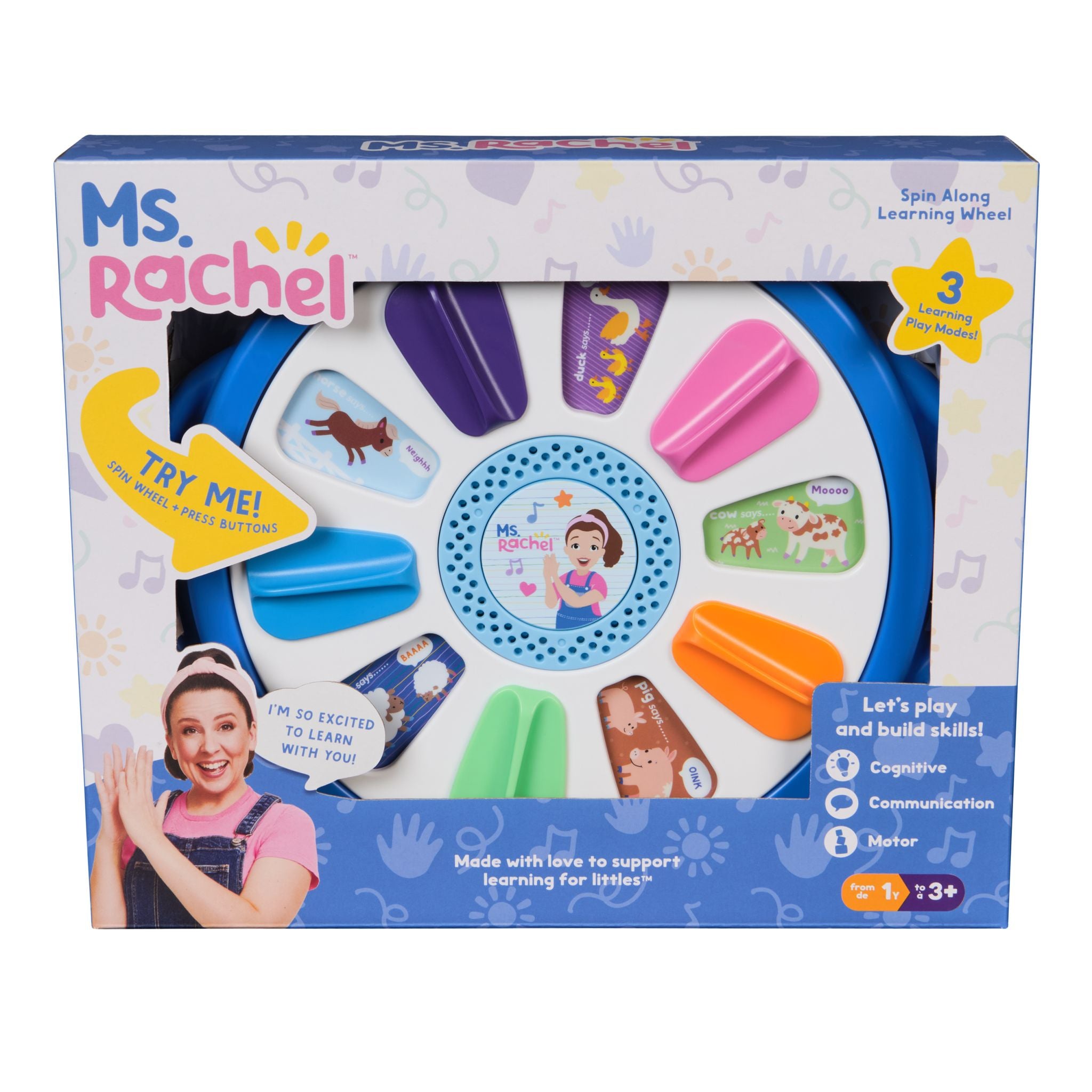 Ms. Rachel’s Spin Along Learning Wheel – Toyworld NZ