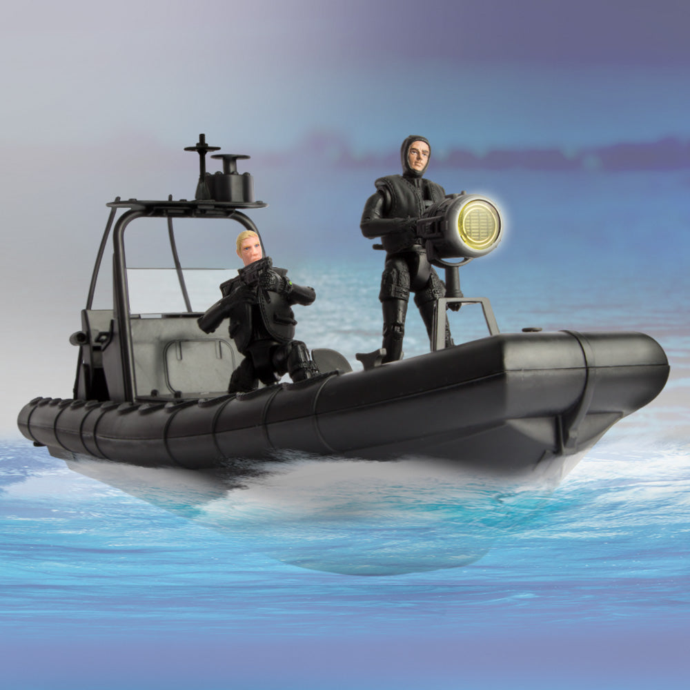 World Peacekeepers Military Patrol Boat Navy Seal (Rib) – Toyworld NZ