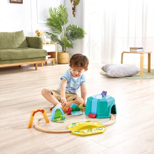 Hape Dinosaur Train Bucket Set – Toyworld NZ