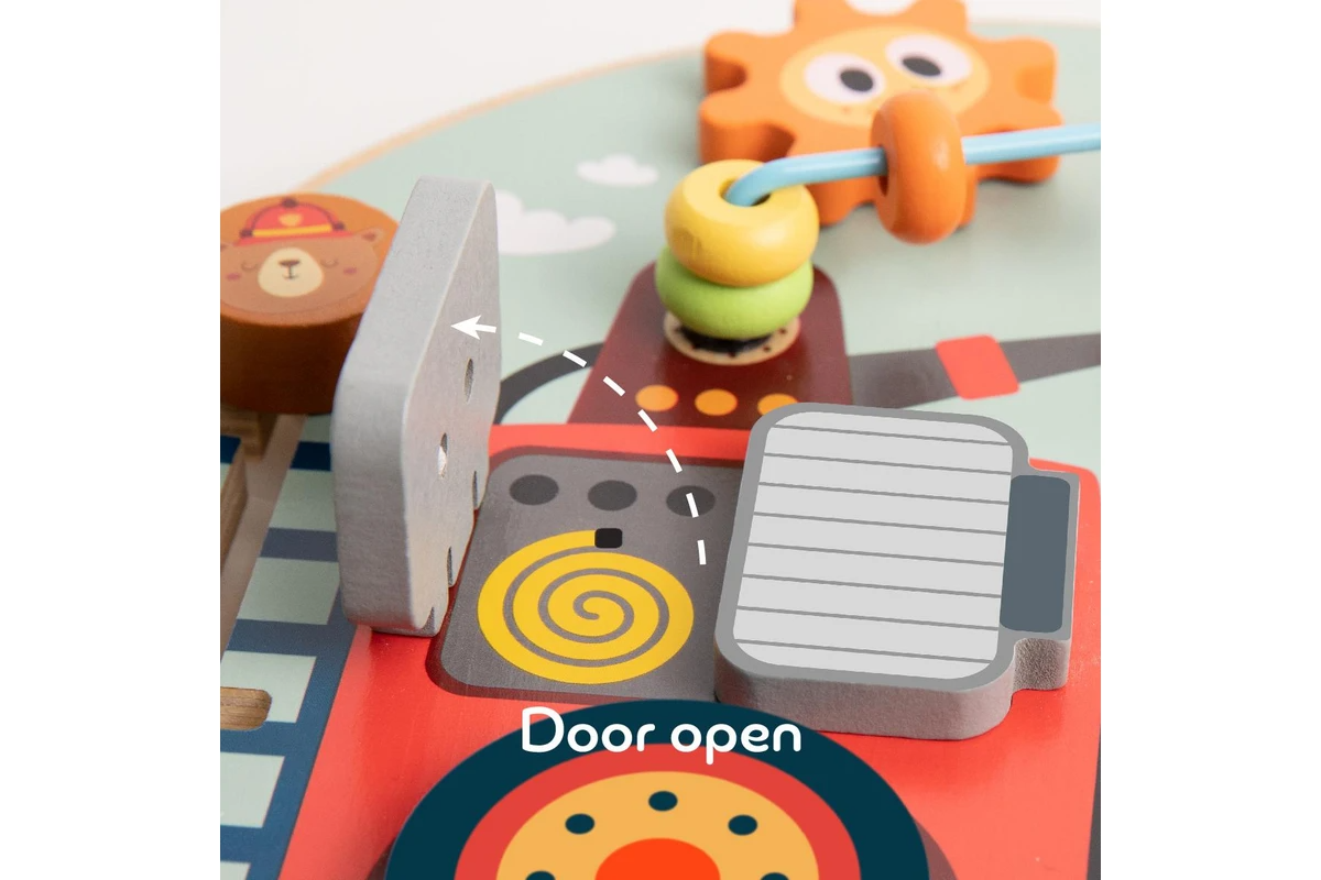 Classic World Fire Engine Busy Board – Toyworld NZ