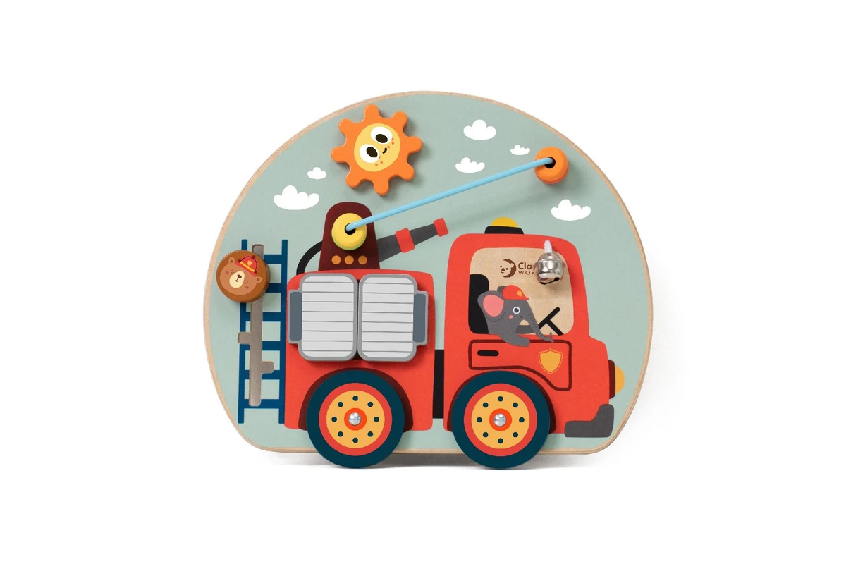 Classic World Fire Engine Busy Board – Toyworld NZ