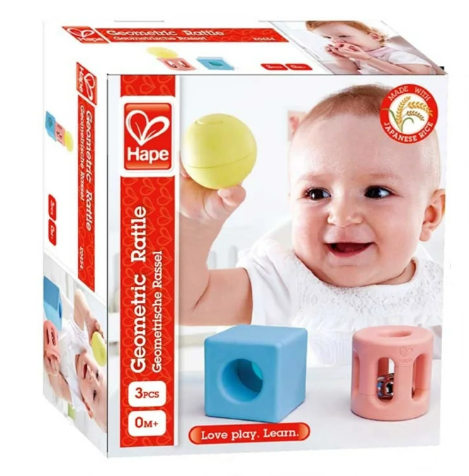 Hape Geometric Rattle – Toyworld NZ