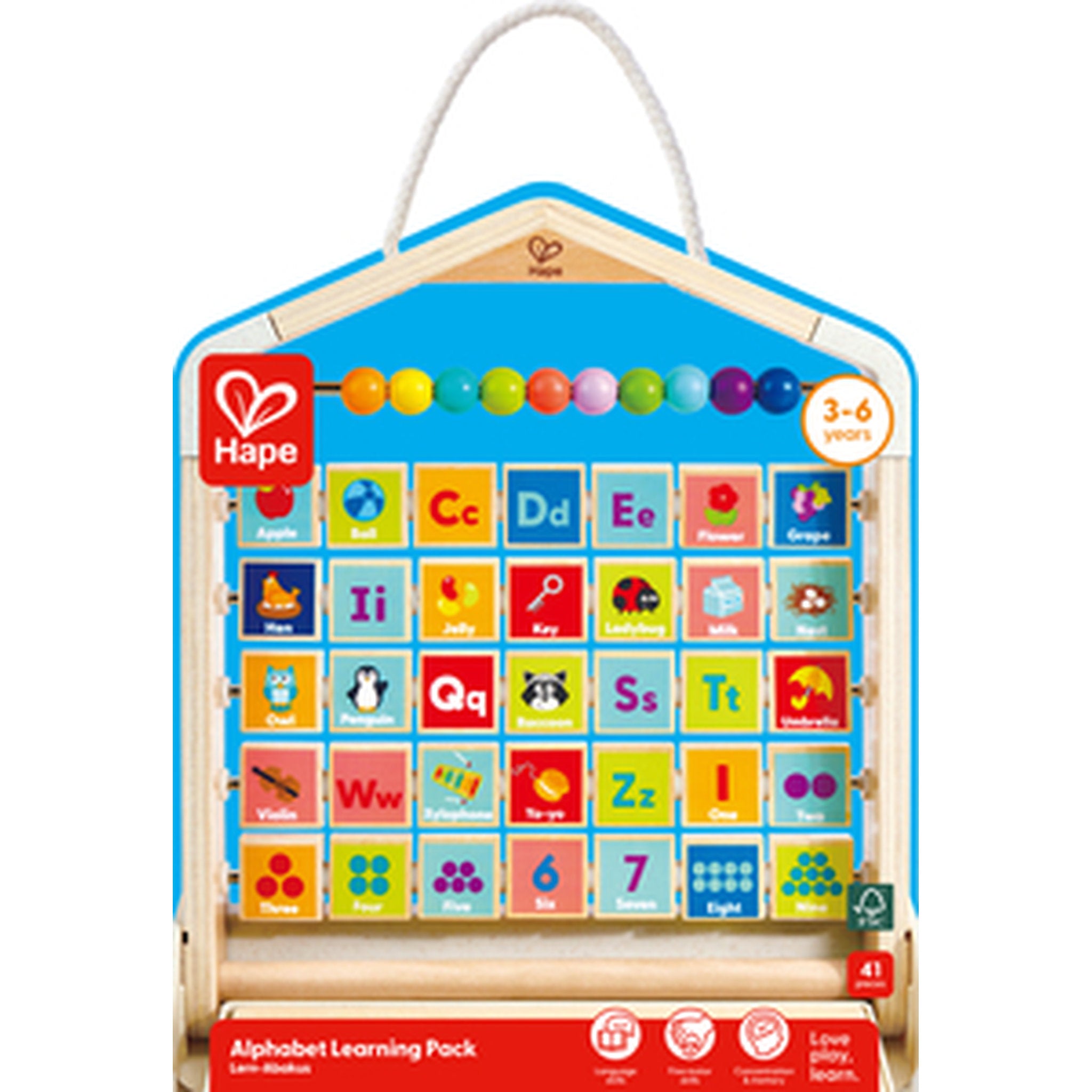 Hape English Learning Abacus – Toyworld NZ