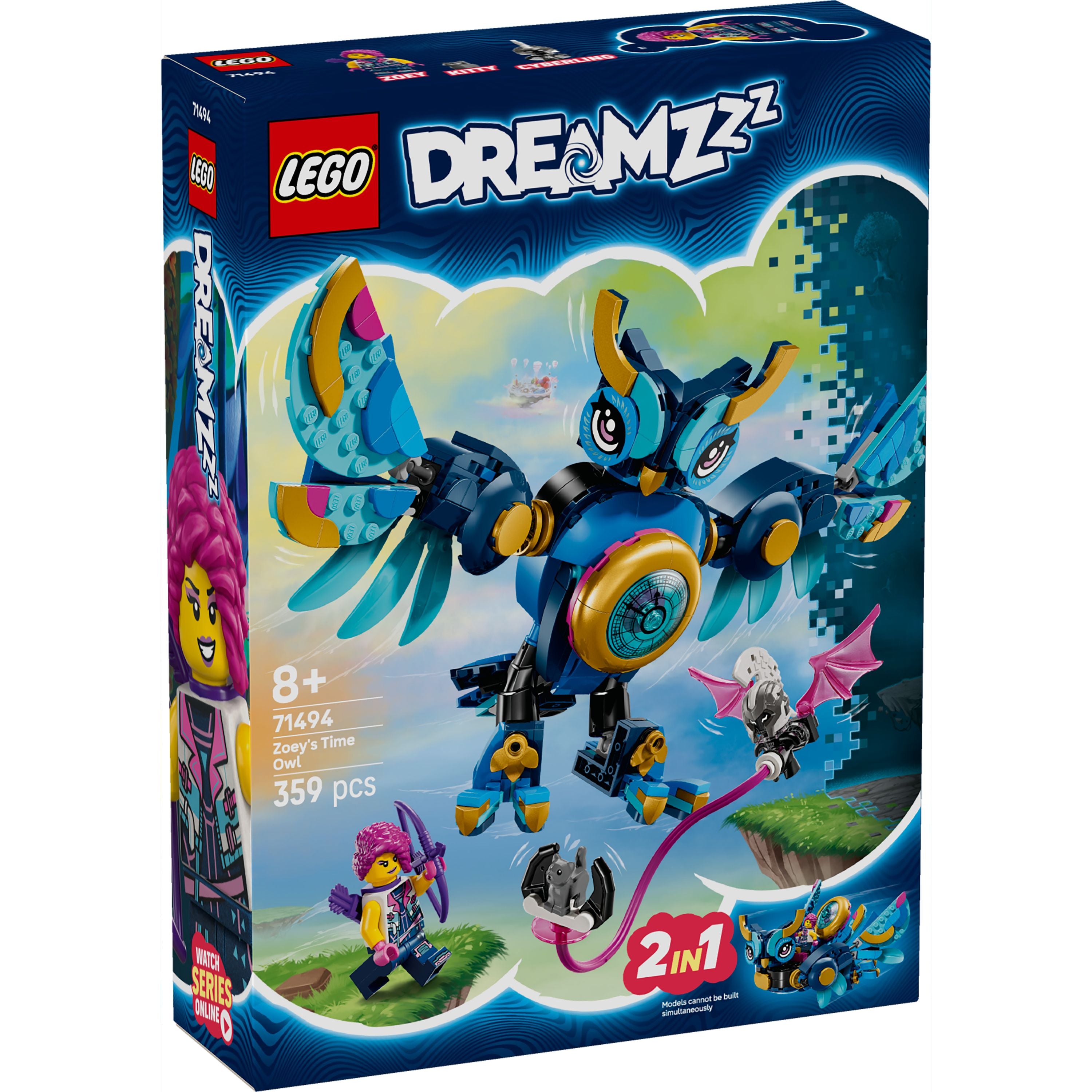 LEGO 71494 DREAMZzz Zoey’s Time Owl – Toyworld NZ