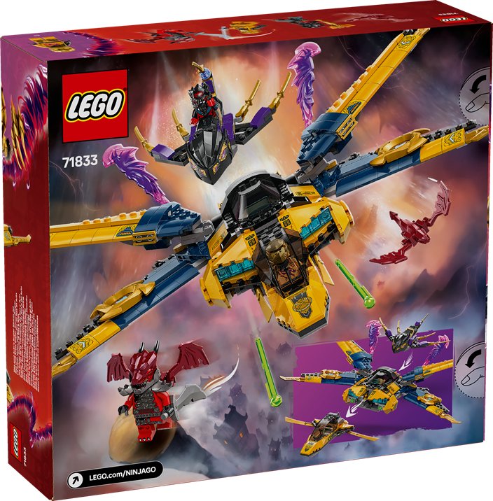 LEGO 71833 NINJAGO Ras And Arin's Super Storm Jet – Toyworld NZ