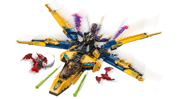 LEGO 71833 NINJAGO Ras And Arin's Super Storm Jet – Toyworld NZ
