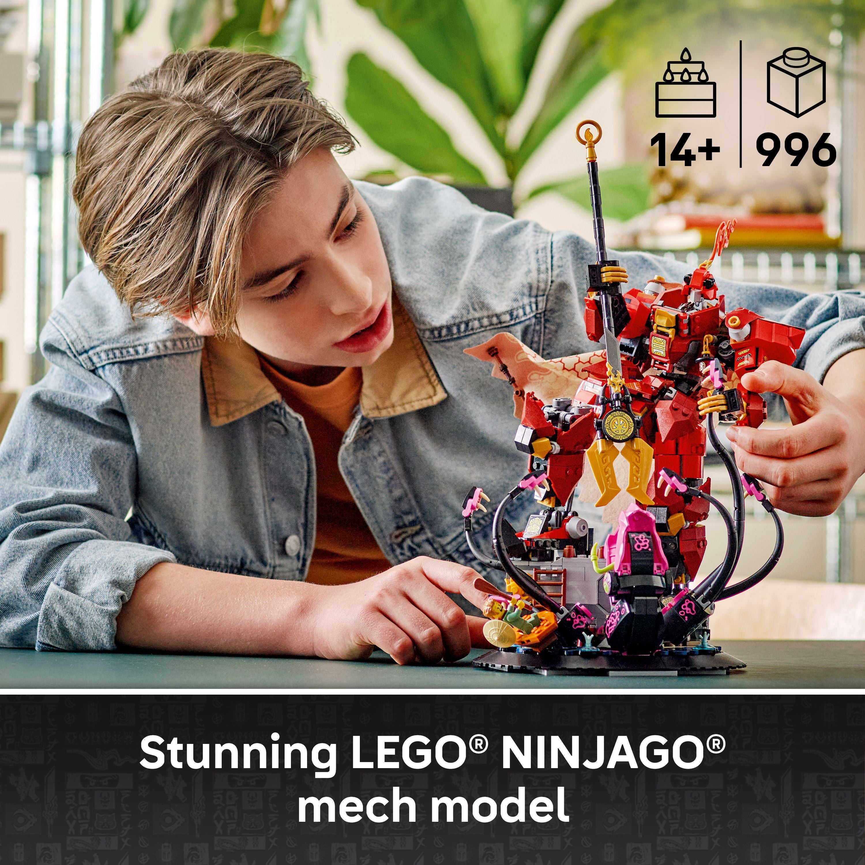 LEGO 71846 NINJAGO The Fire Knight Mech – Toyworld NZ