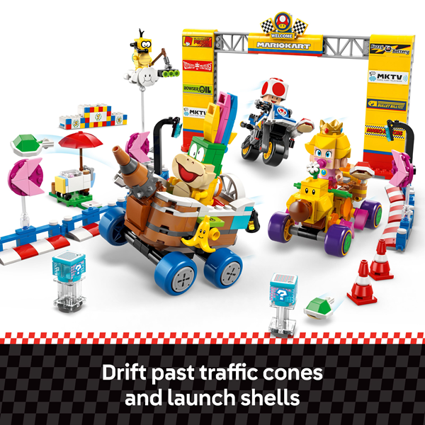 LEGO 72036 Super Mario Mario Kart – Baby Peach & Grand Prix Set ...