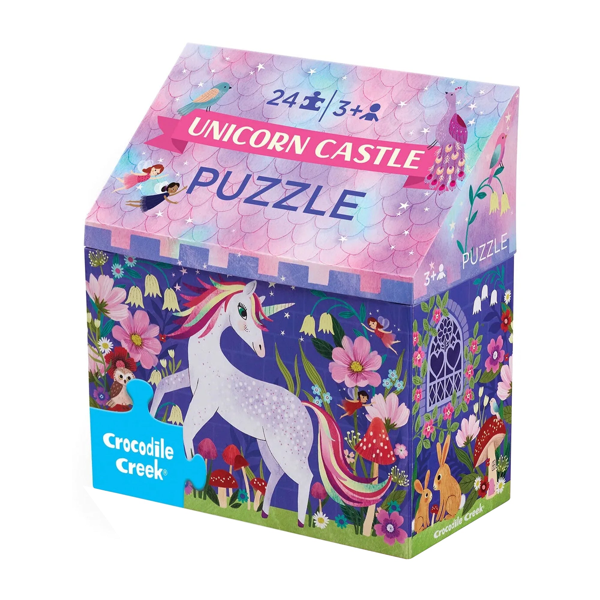 Croc Creek 24 Piece Puzzle - Unicorn Castle – Toyworld NZ