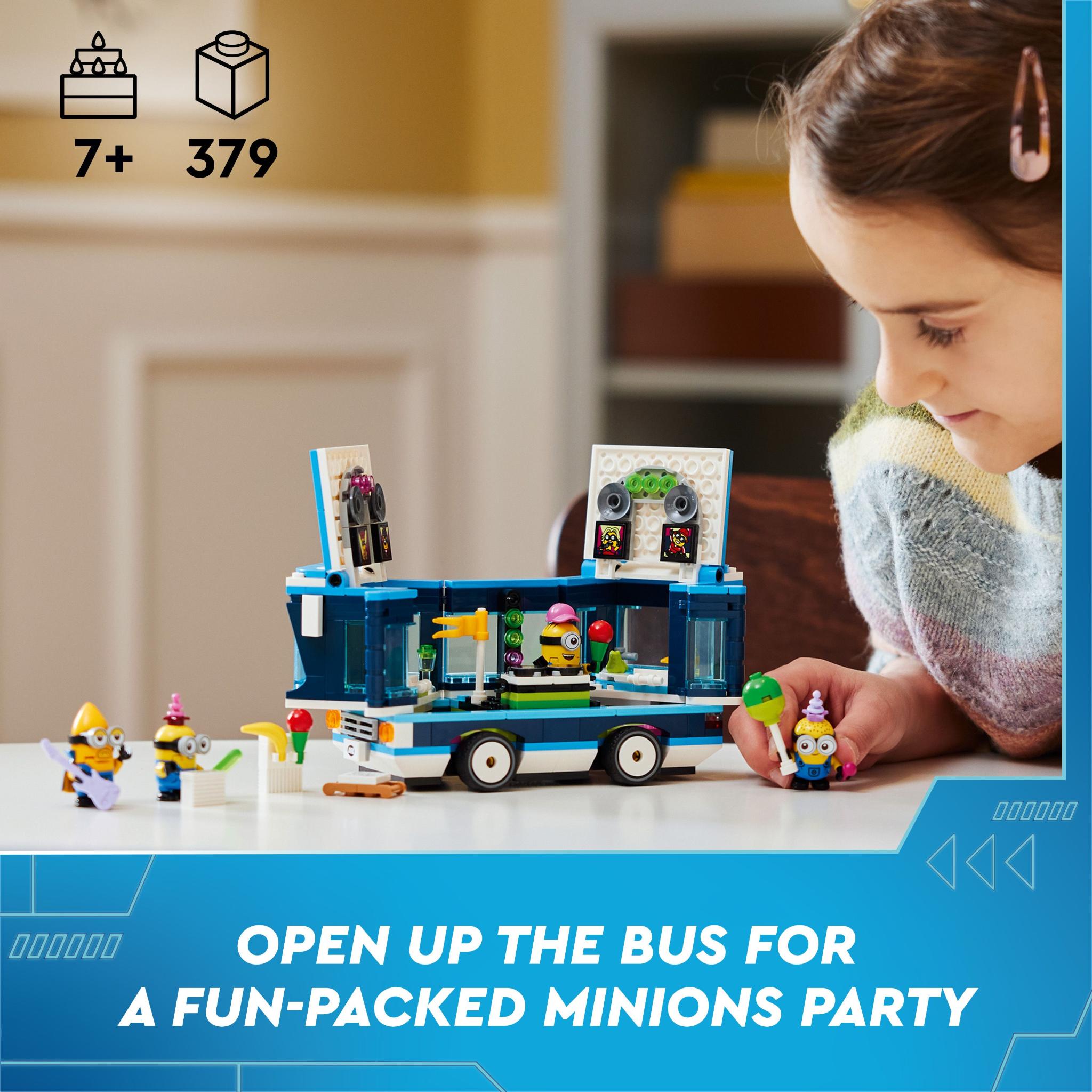 LEGO 75581 DESPICABLE ME 4 MINIONS MUSIC PARTY BUS – Toyworld NZ